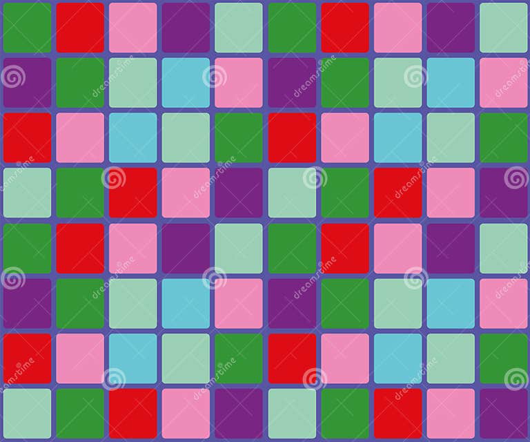 Vector Seamless Fun Multi Color Cubes Stock Illustration - Illustration of pattern, color: 289815196