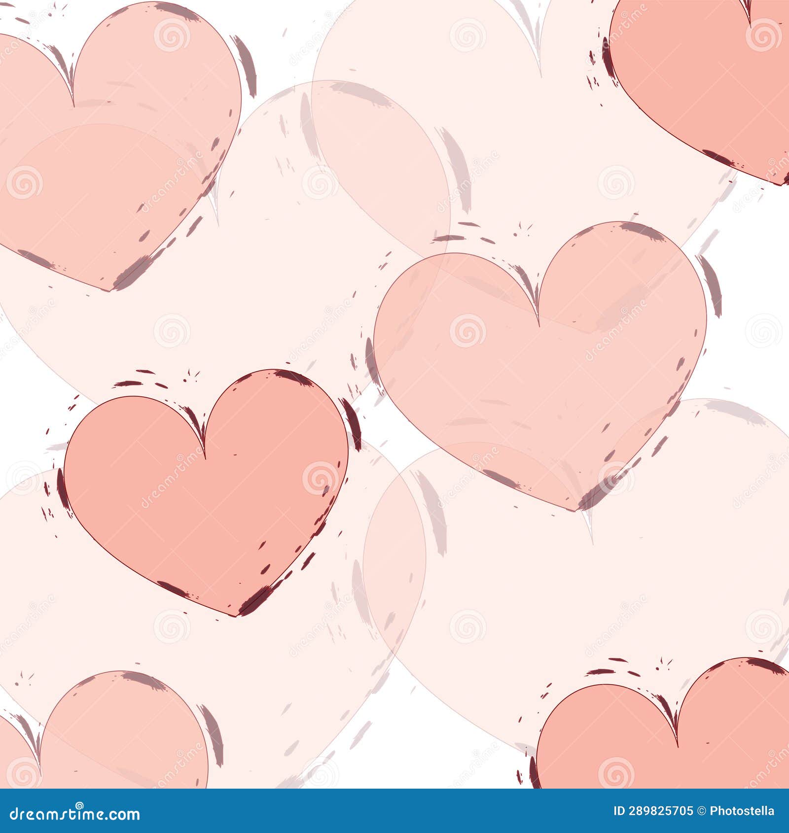 Abstract Background with Hearts Vector - Valentines Day Theme Stock ...