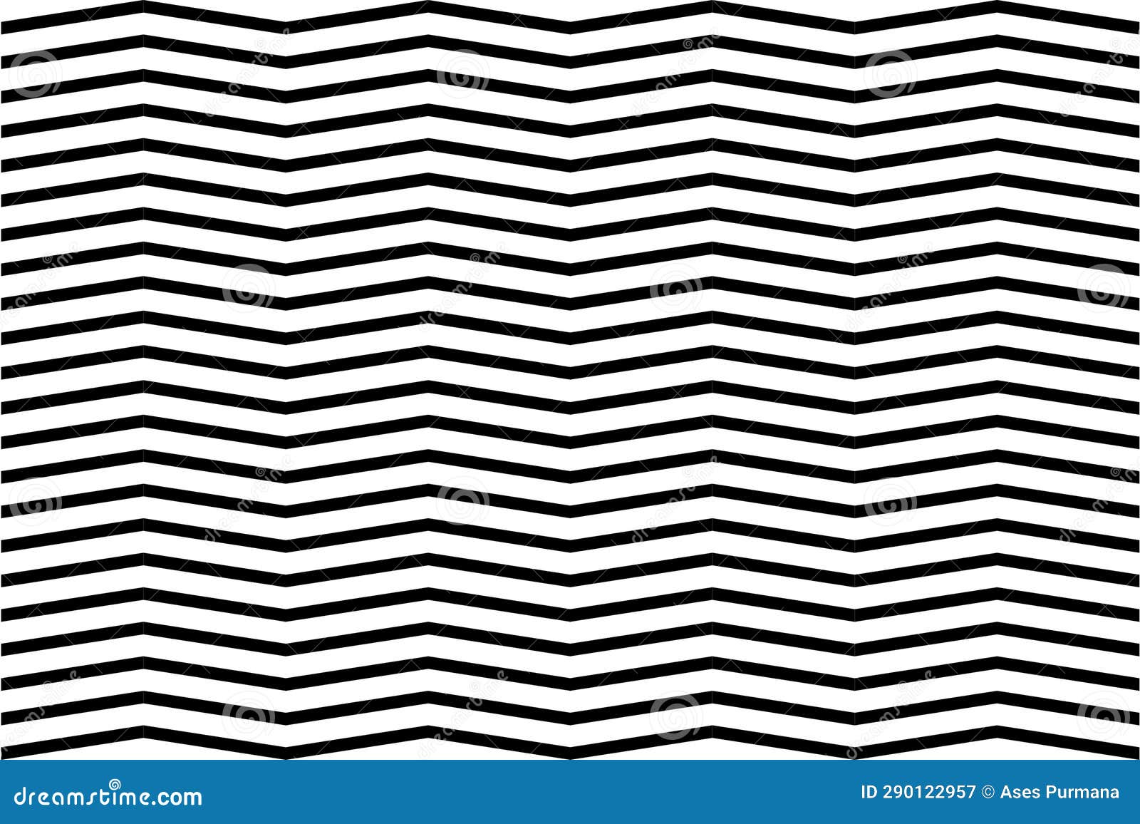 Horizontal of Chevron of Regular Pattern Set 7 Stock Illustration ...