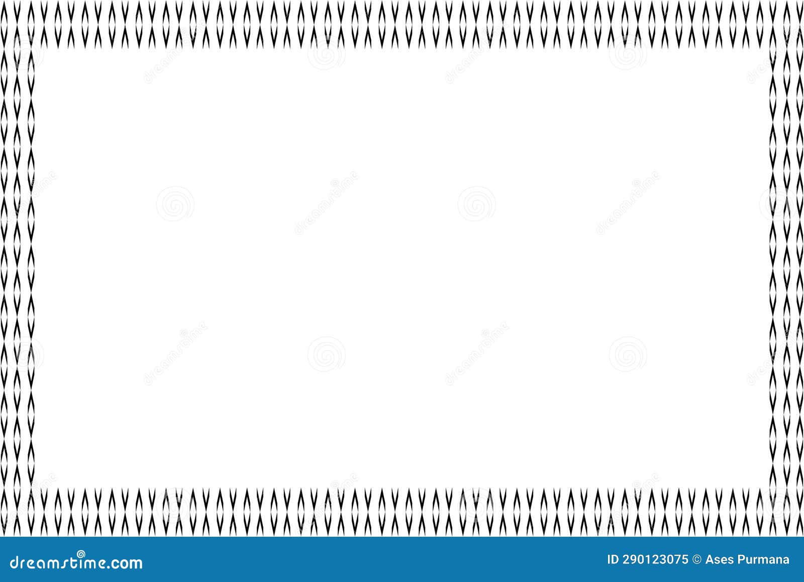 Frame and Border of Rhombus Shape of Regular Pattern Set 23 Stock ...