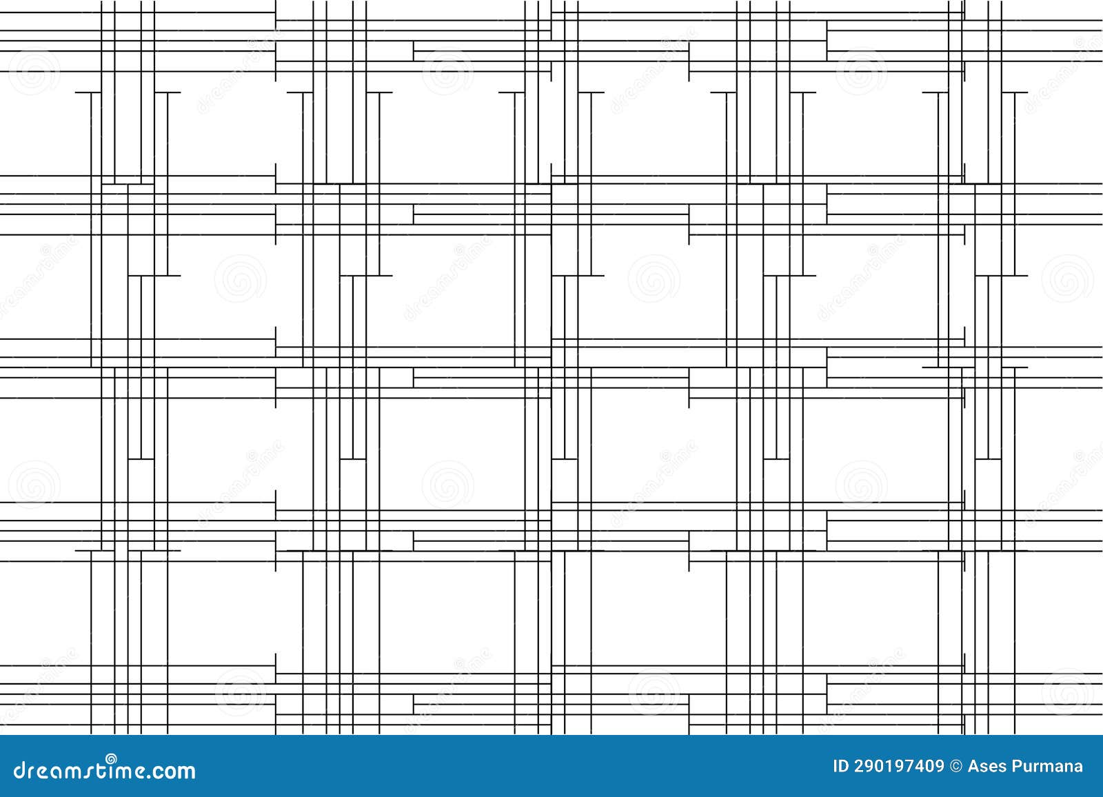 Ethnic Tile Lines of Pattern. Set 14 Stock Illustration - Illustration ...