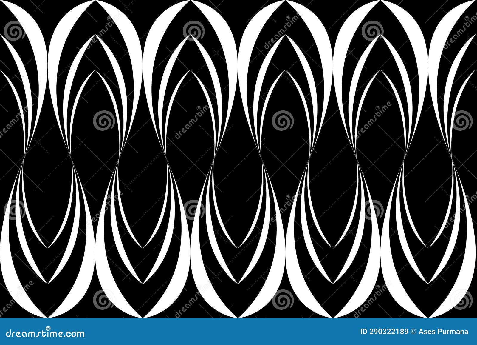 Abstract of Swirl Lines of Pattern. Set 9 Stock Illustration ...