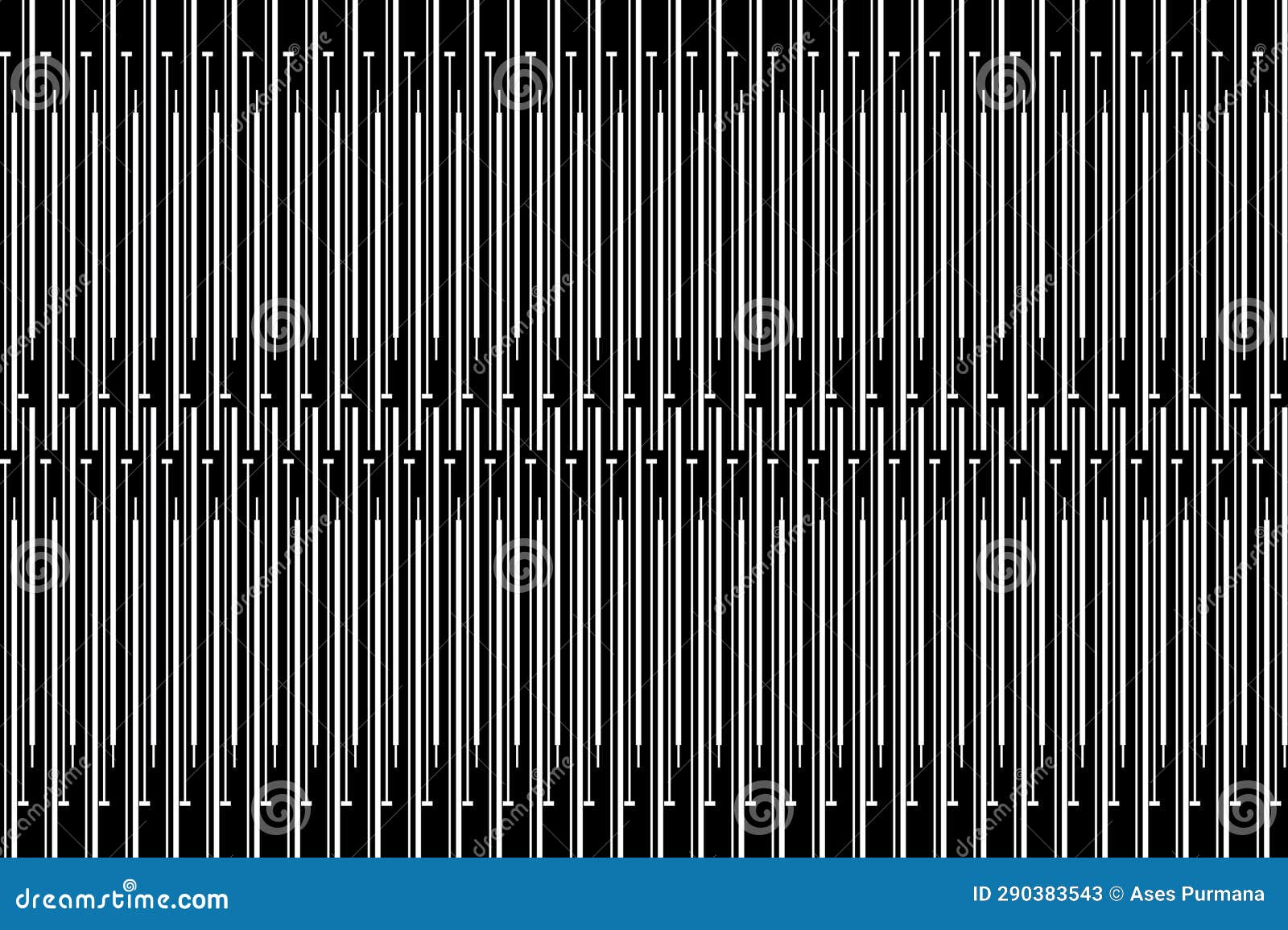 Abstract of Vertical Random Stripe of Pattern. Set 4 Stock Illustration ...