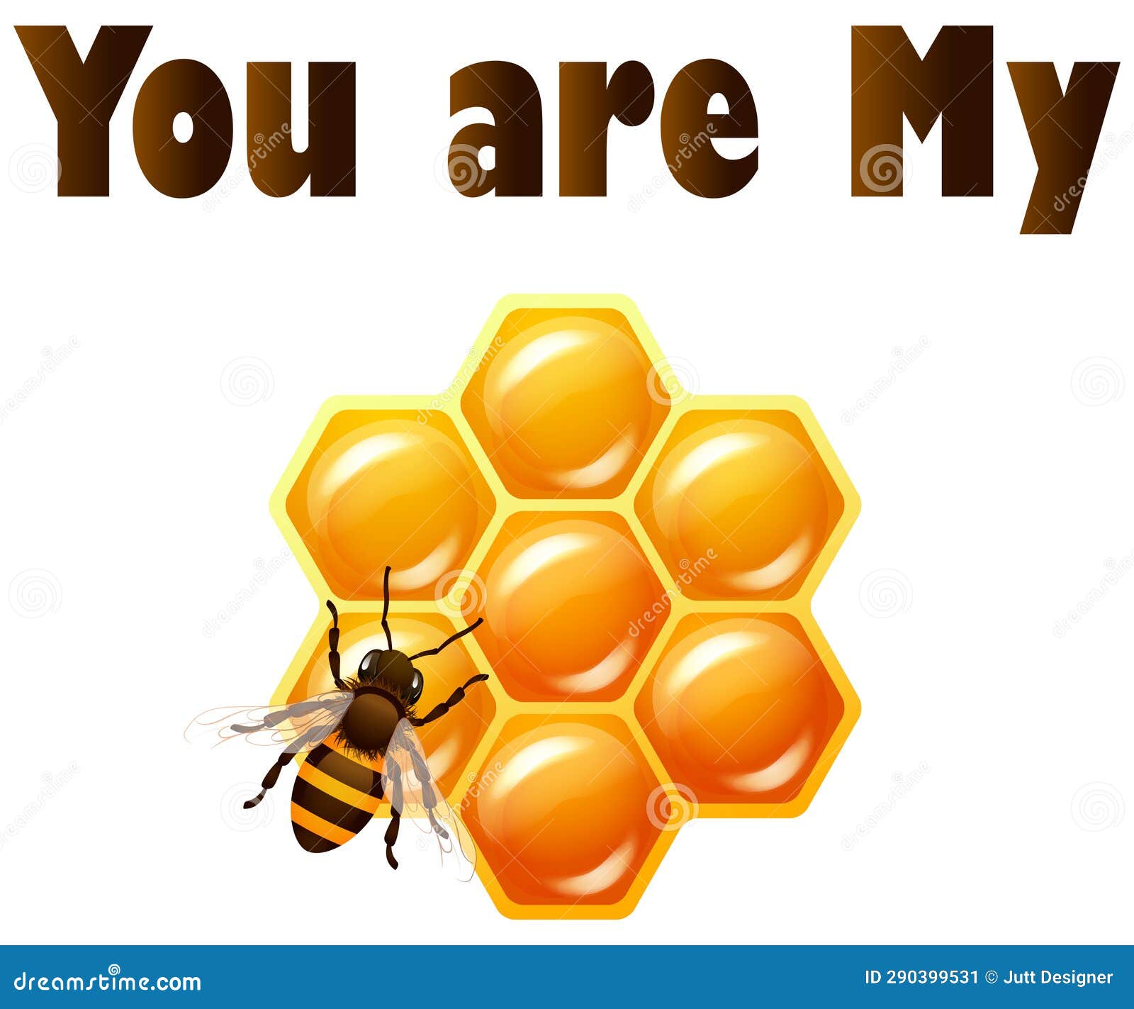You are My Honey Bee Illustration Design Stock Illustration ...