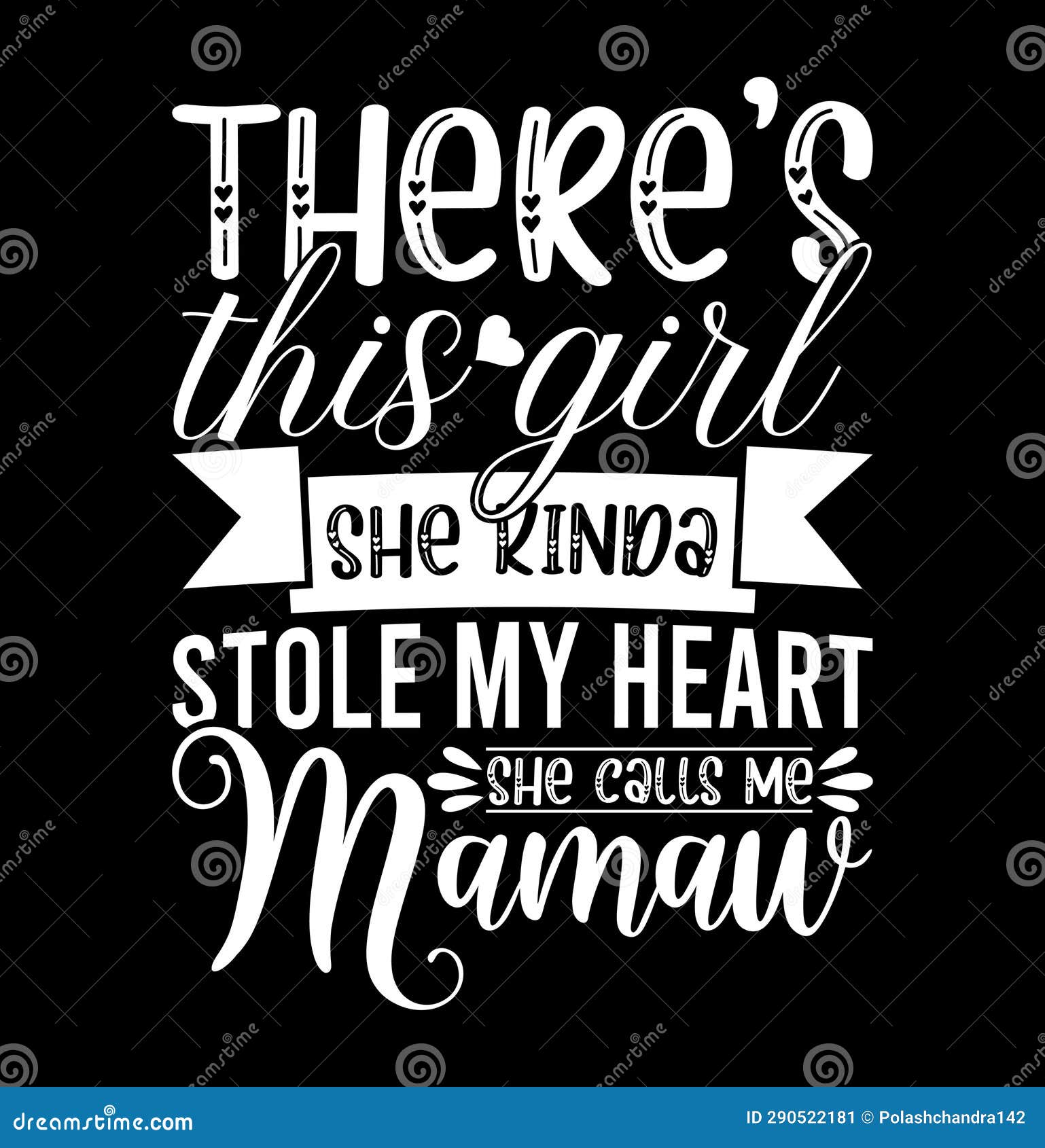 Theres this Girl she Kinda Stole My Heart she Calls Me Mamaw Greeting ...