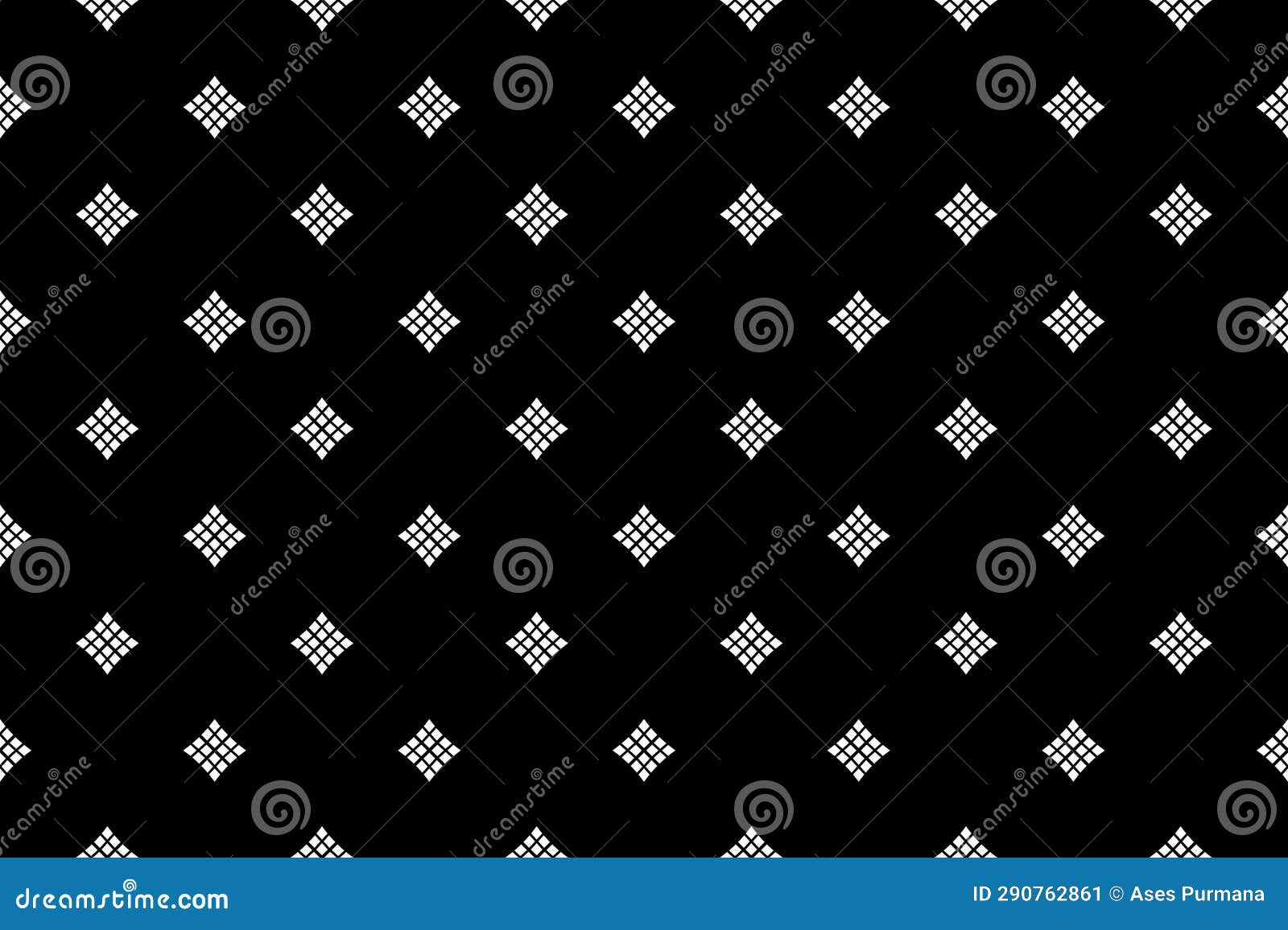 Seamless of Diamond Style of Tiles Pattern. Set 8 Stock Illustration ...