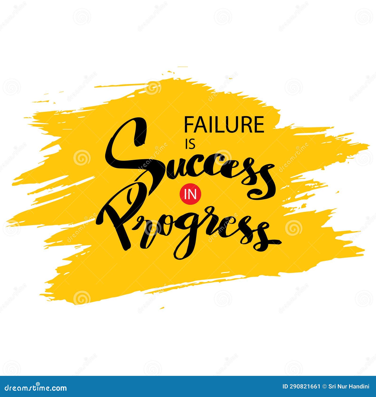 Failure is Succss in Progress Stock Illustration - Illustration of ...