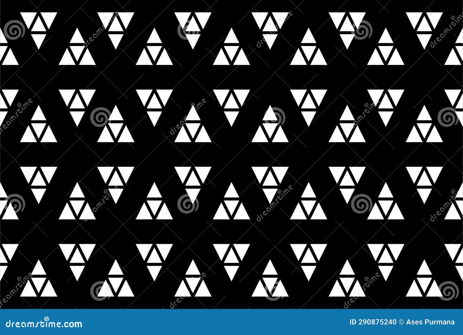 Geometric of Rhombus and Triangle Pattern. Set 6 Stock Illustration ...