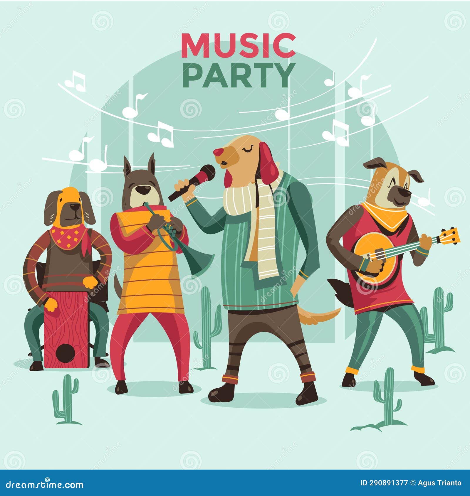 The Music Forest: Trees Made Of Different Musical Instruments Royalty ...