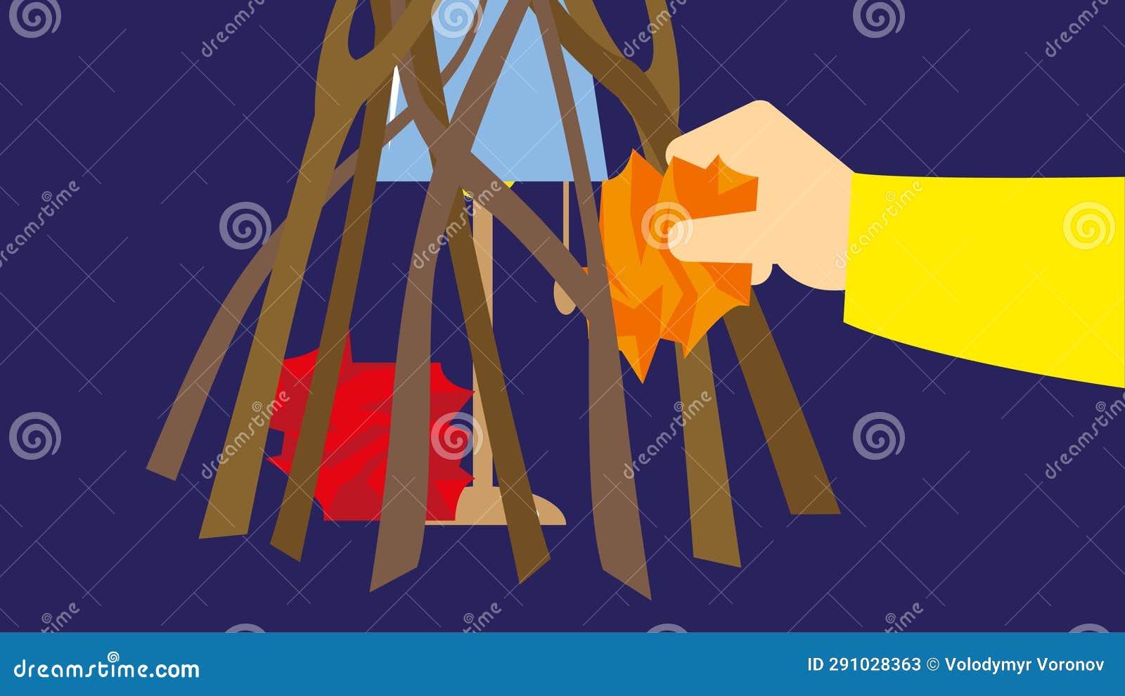 Burning Piece Of Crumpled Paper With Copy Space. Crumpled Paper Blank ...