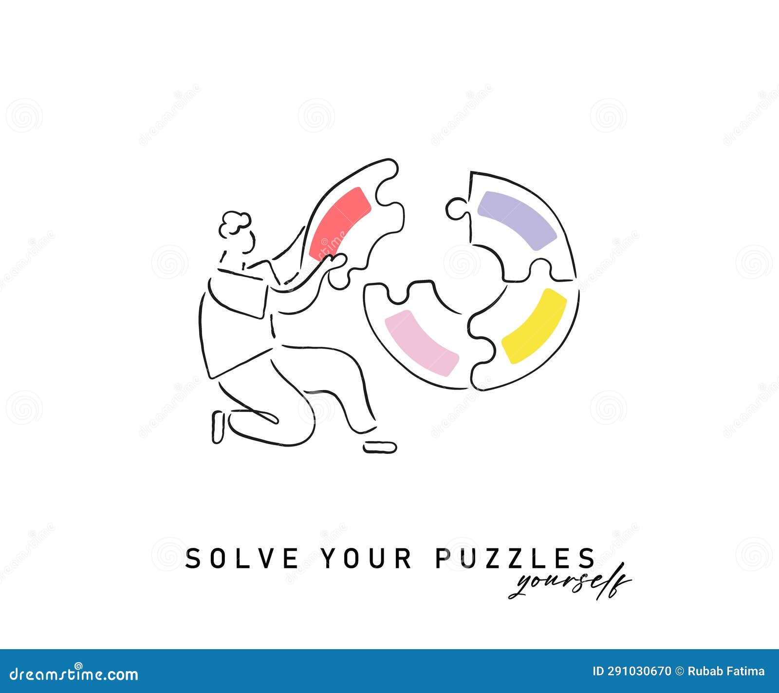 Solve your problems stock vector. Illustration of help - 291030670