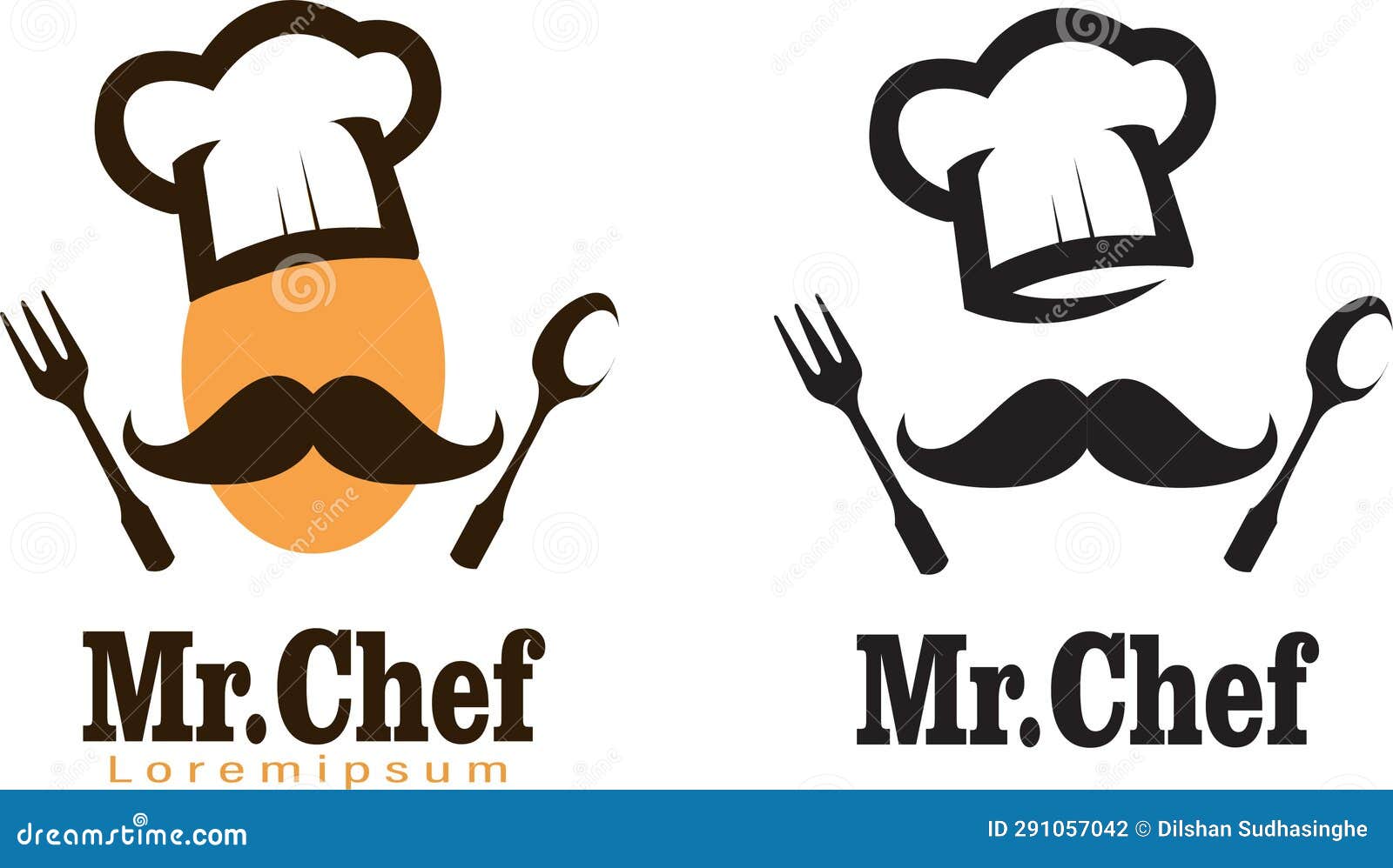 Mr. Chef Logo Inspiration. Design Template Stock Vector - Illustration ...