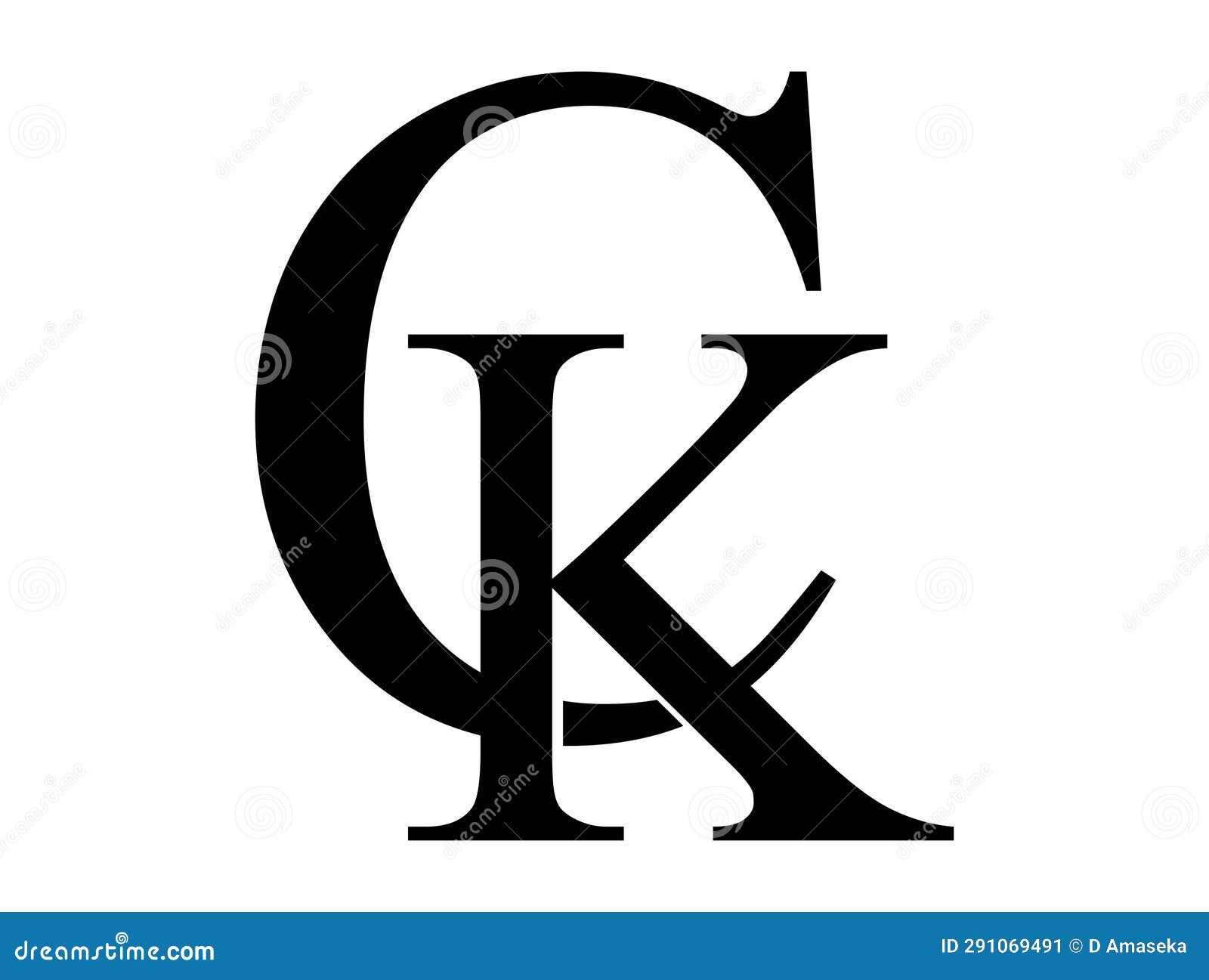 CK Letter Minimalist Logo Design Stock Illustration - Illustration of ...