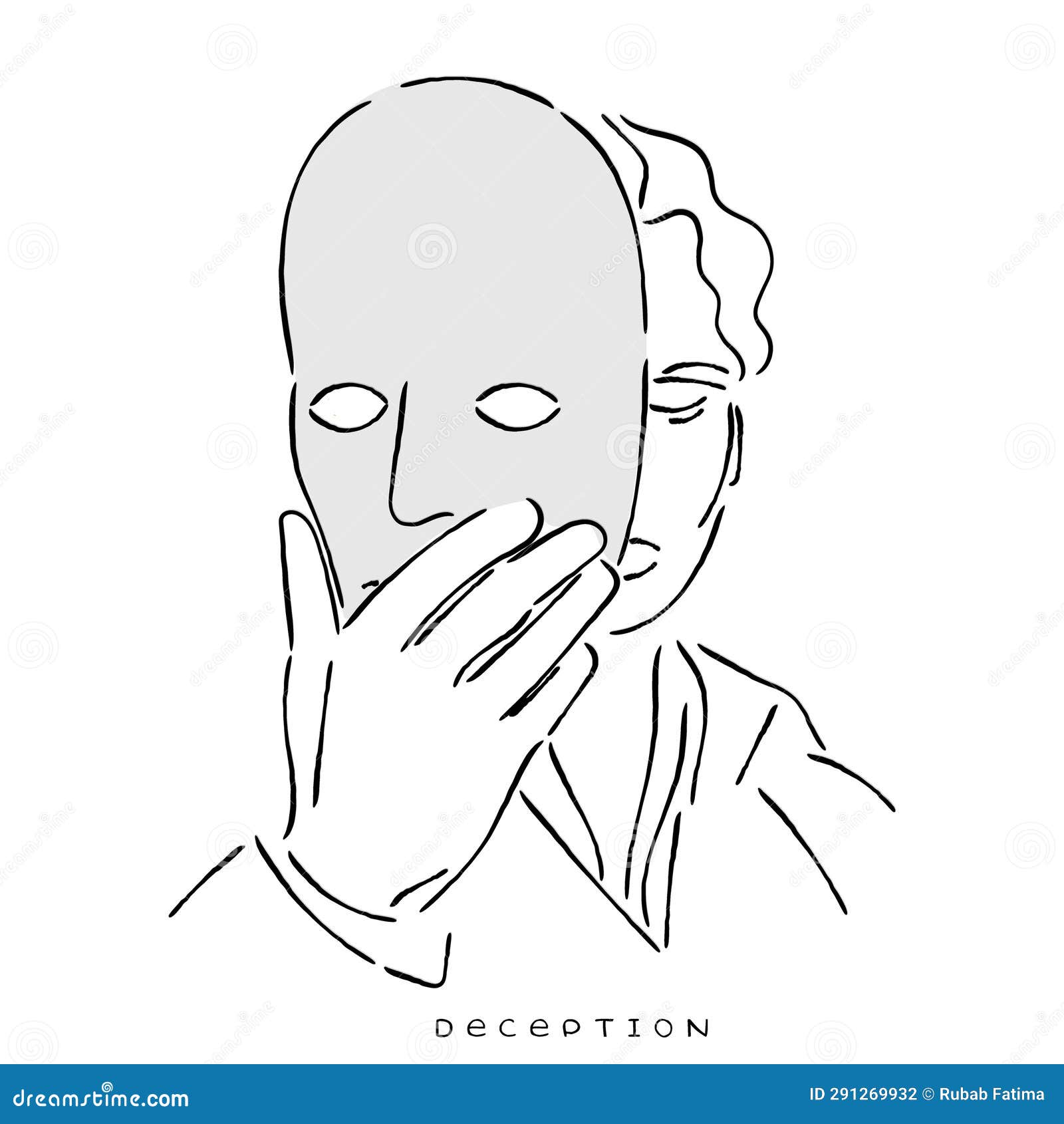 DECEPTION stock vector. Illustration of camouflage, isolated - 291269932