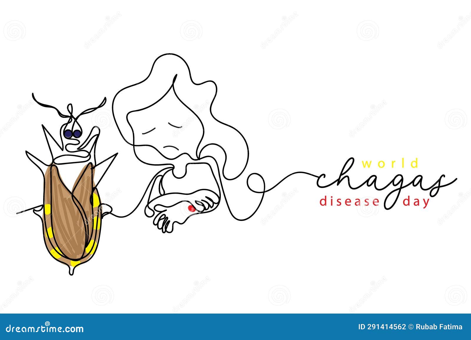 CHAGAS DISEASE stock vector. Illustration of triatomine - 291414562