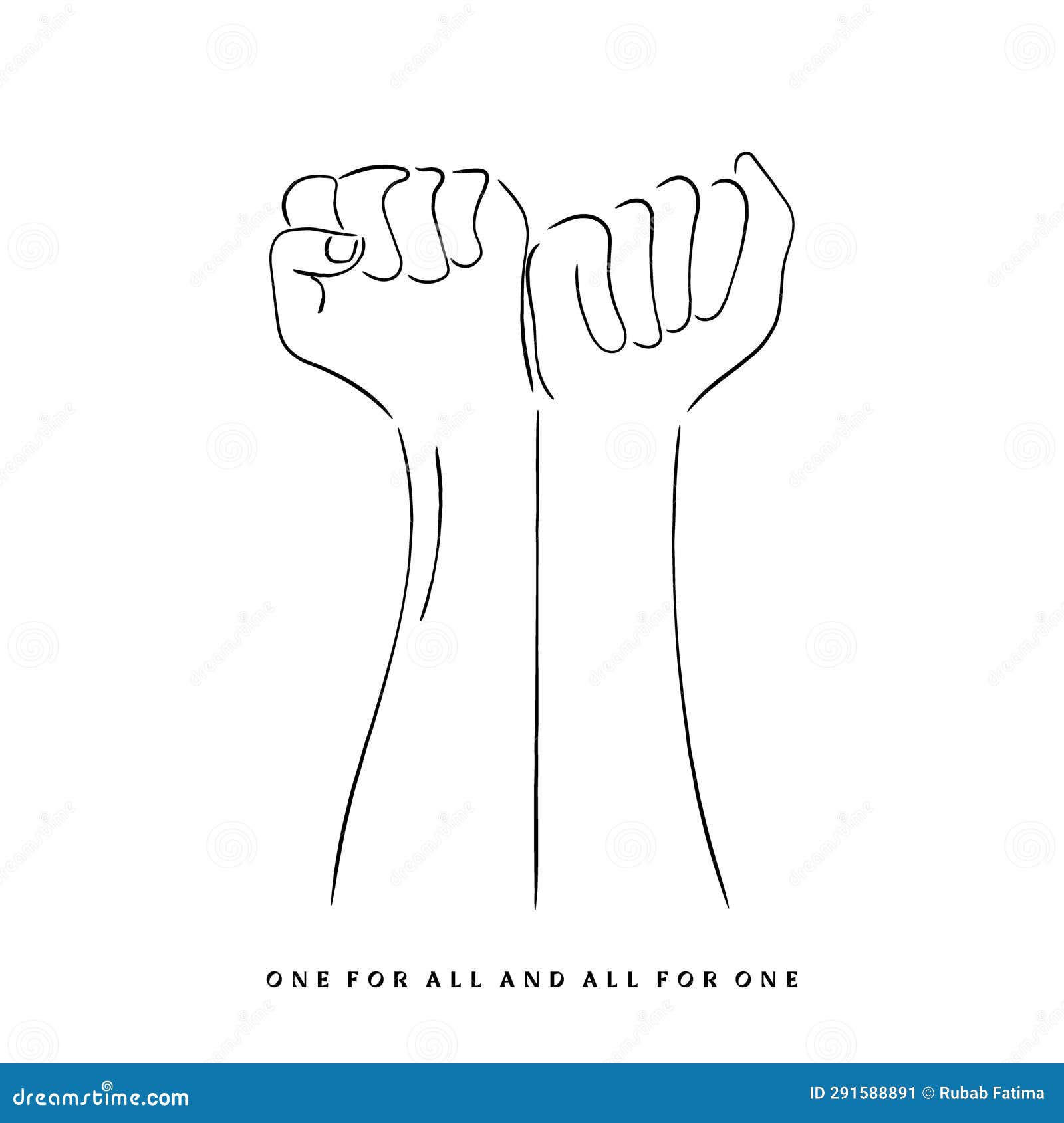 United we Stand stock vector. Illustration of support - 291588891