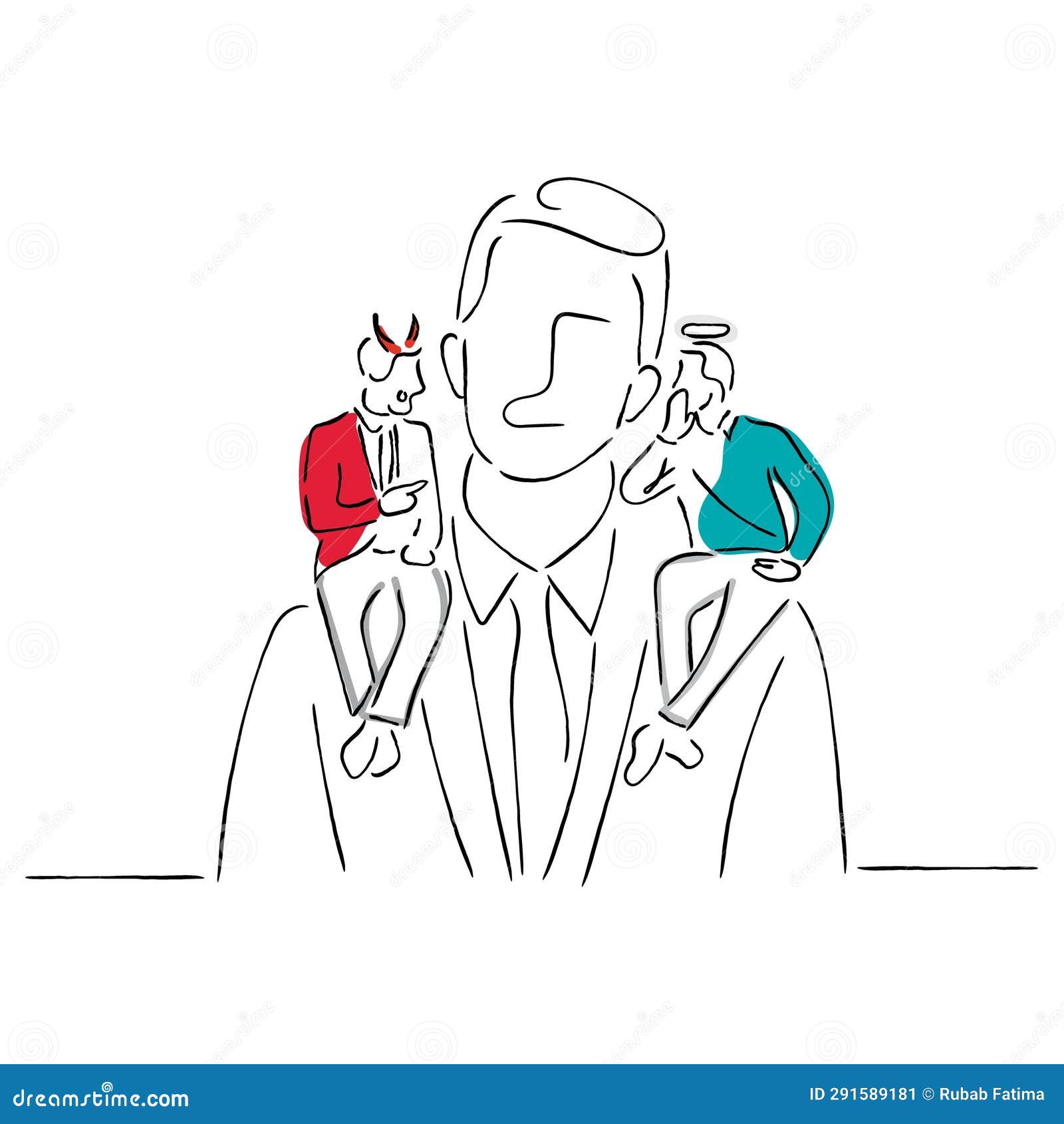 Conscience stock vector. Illustration of exploration - 291589181