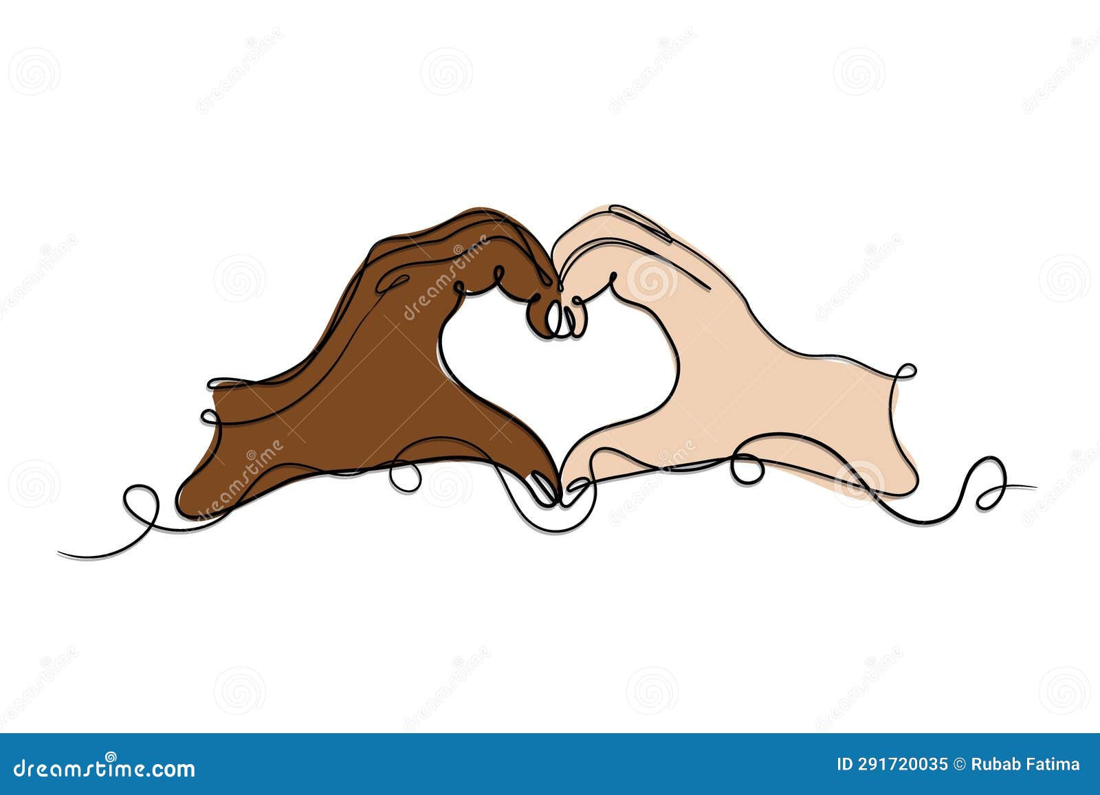 Love and Harmony stock illustration. Illustration of hand - 291720035