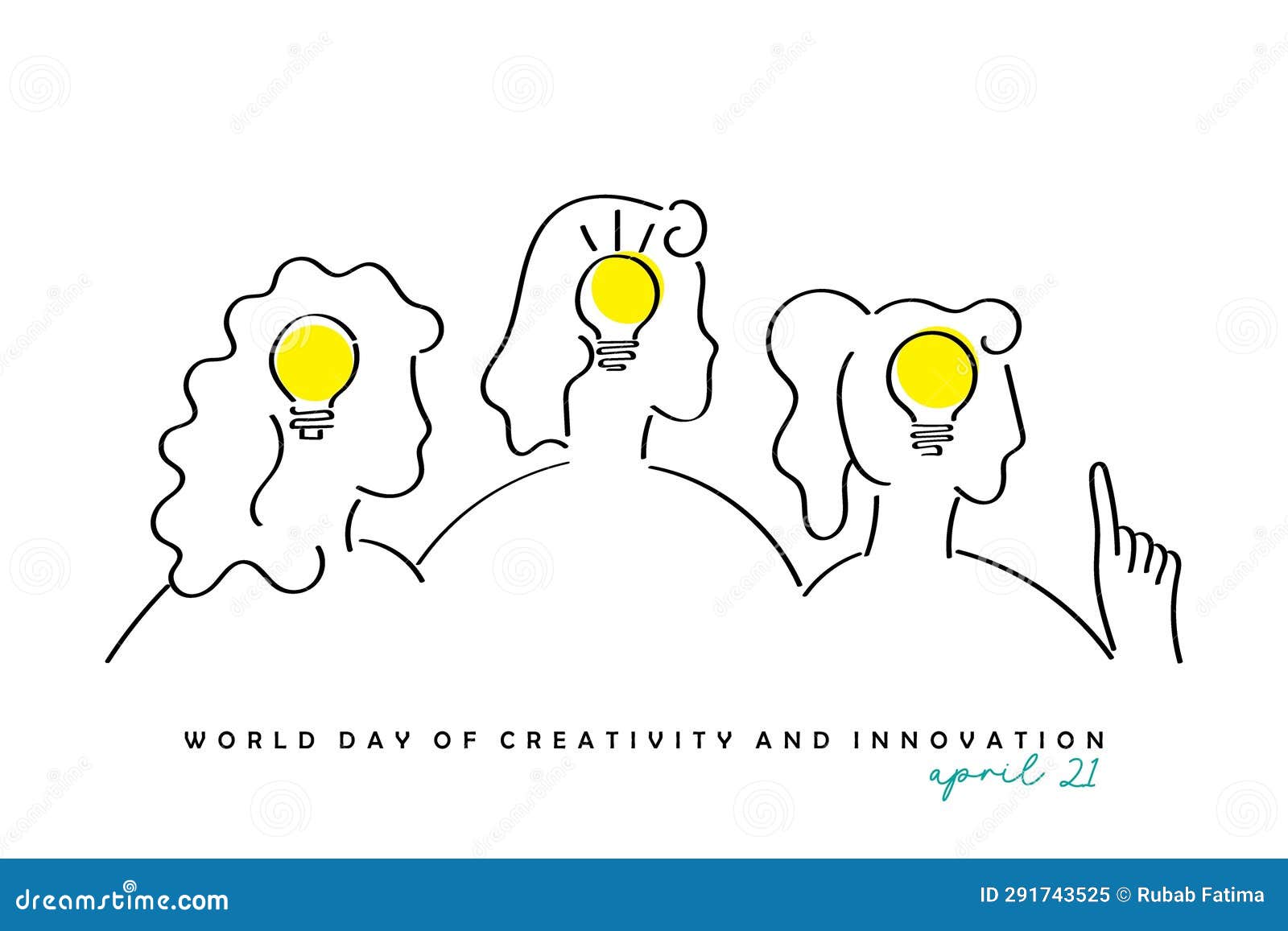 Creativity and Innovation Day Stock Vector - Illustration of color ...