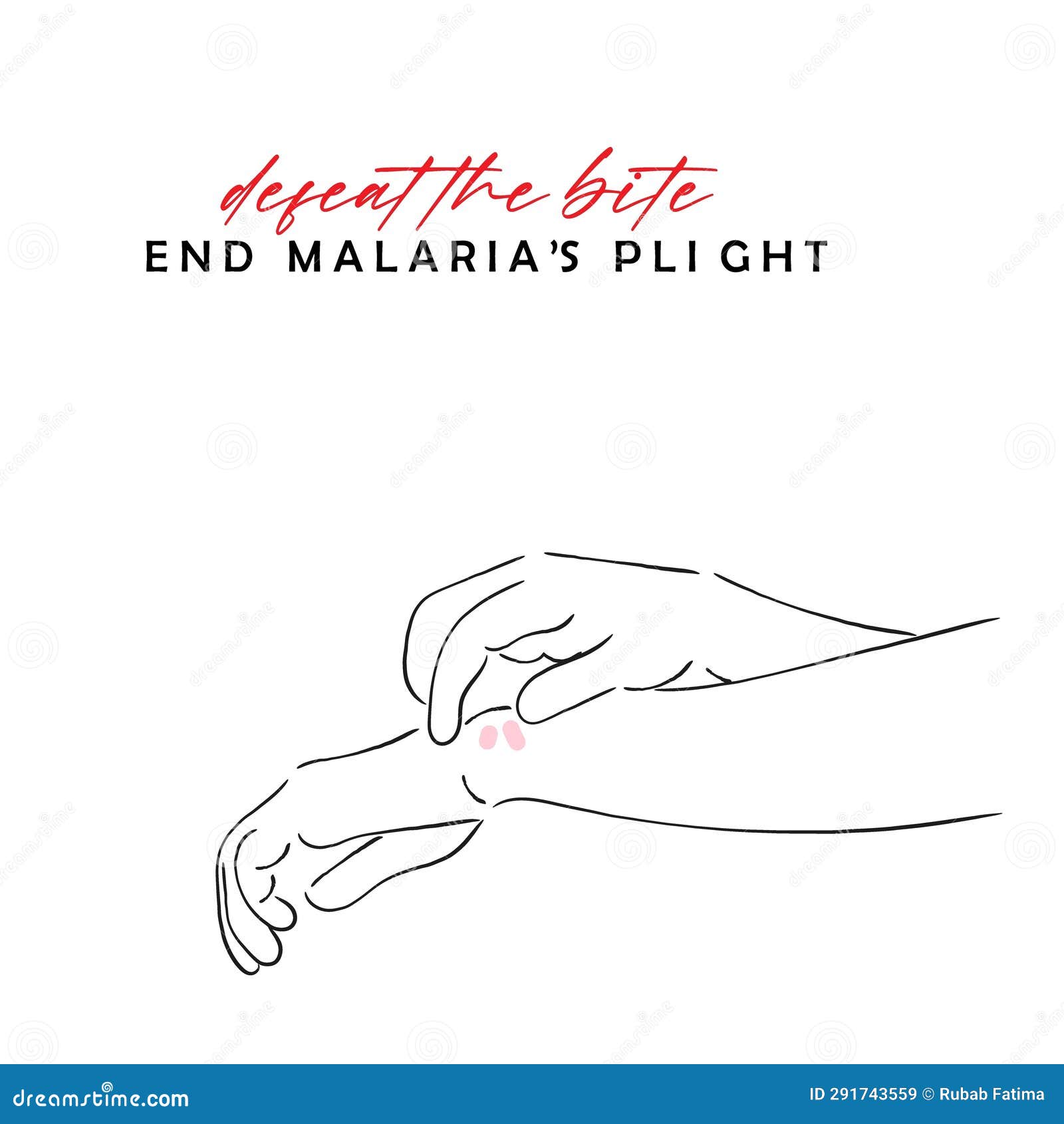 Itch Scratch Cycle Hands Illustration. Dry, Dermatitis And Atopic ...