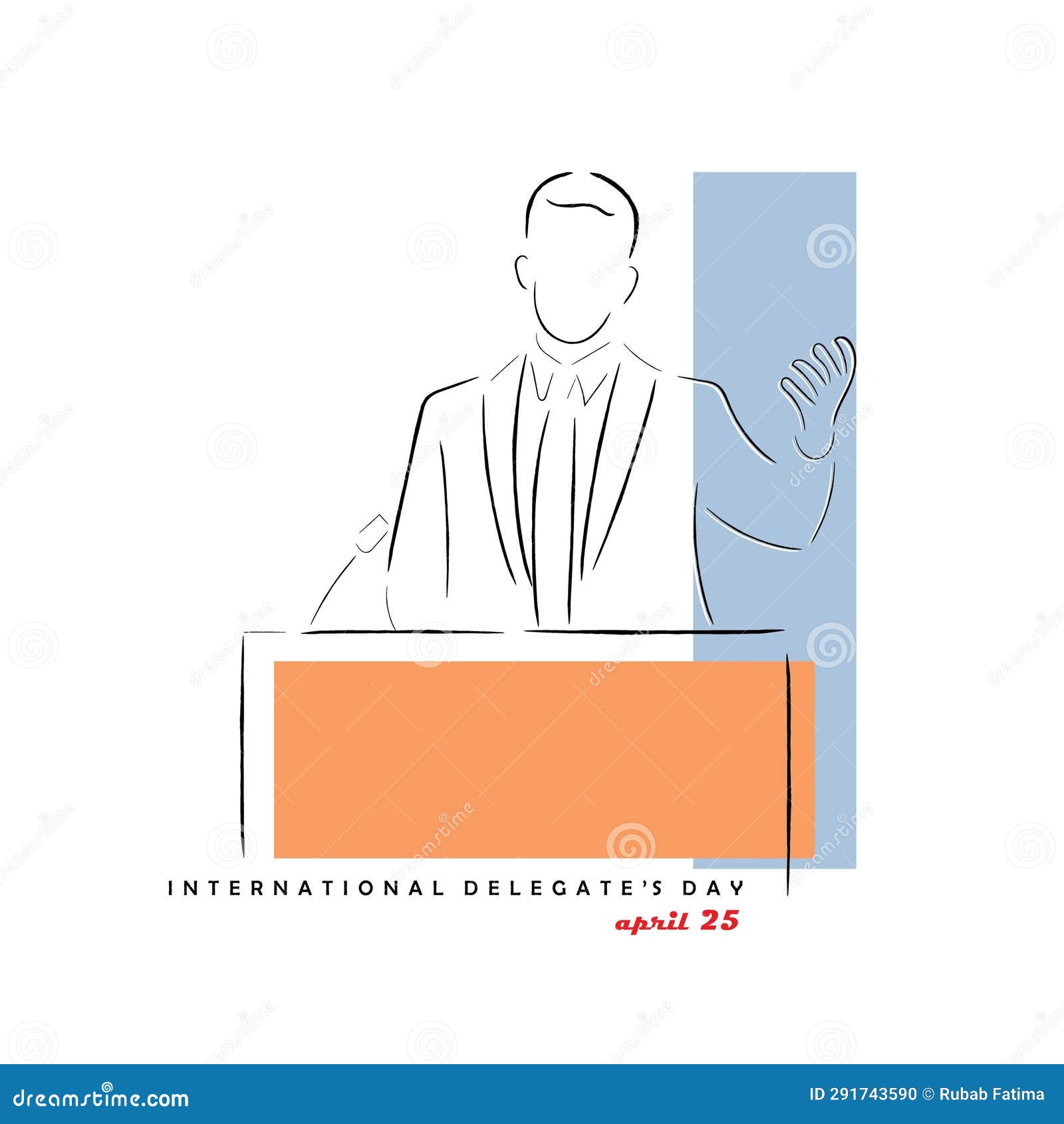 International Delegate S Day Stock Vector - Illustration of ...