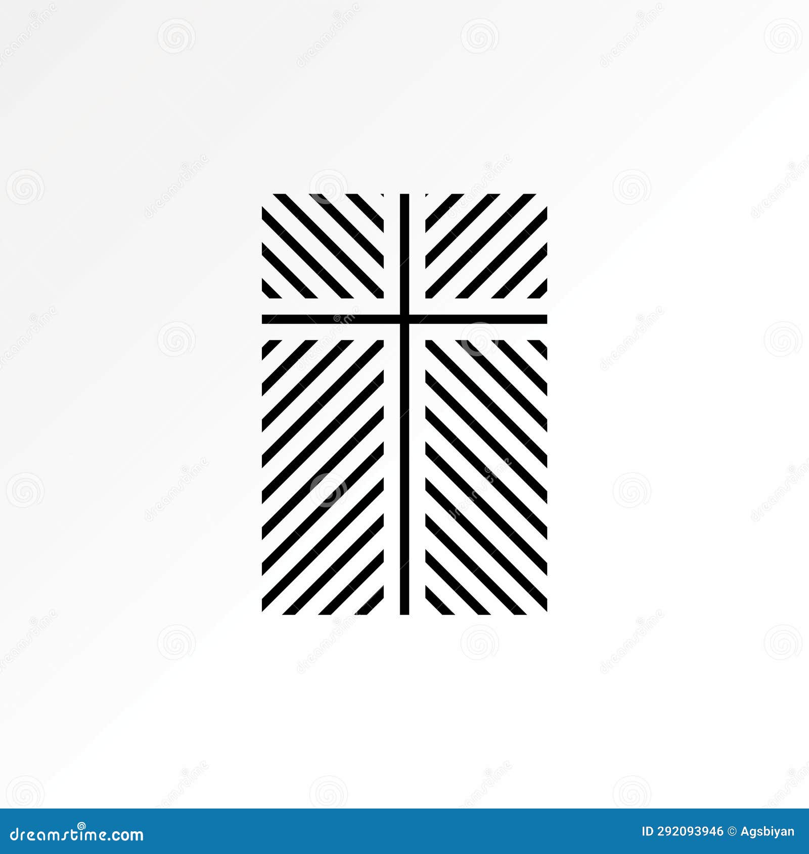 Simple Unique Art Pattern Christian Cross Church. Related To Religion ...