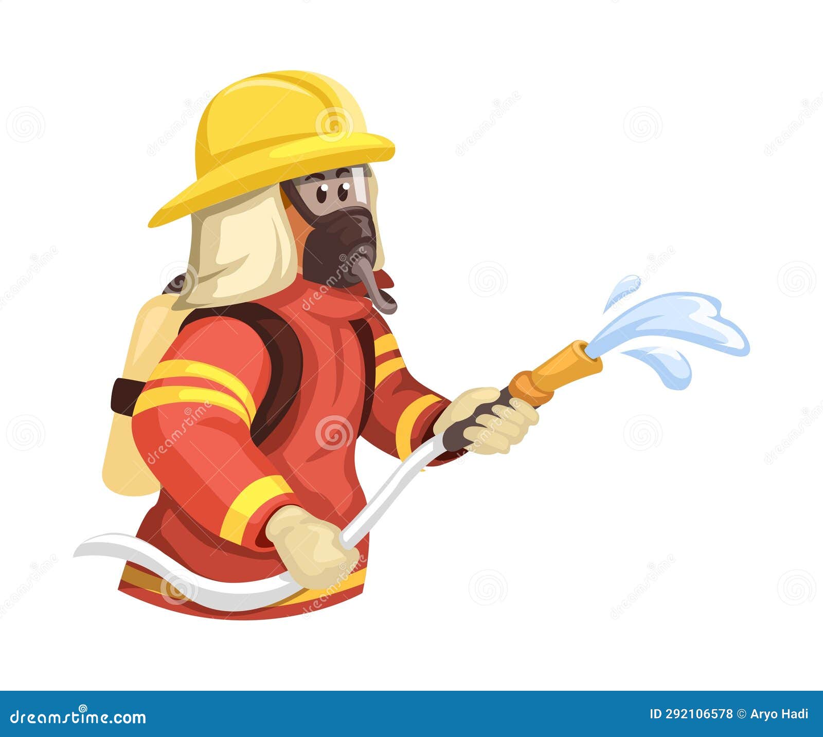 Firefighter Character Pixel Art With Png Format Cartoon Vector ...