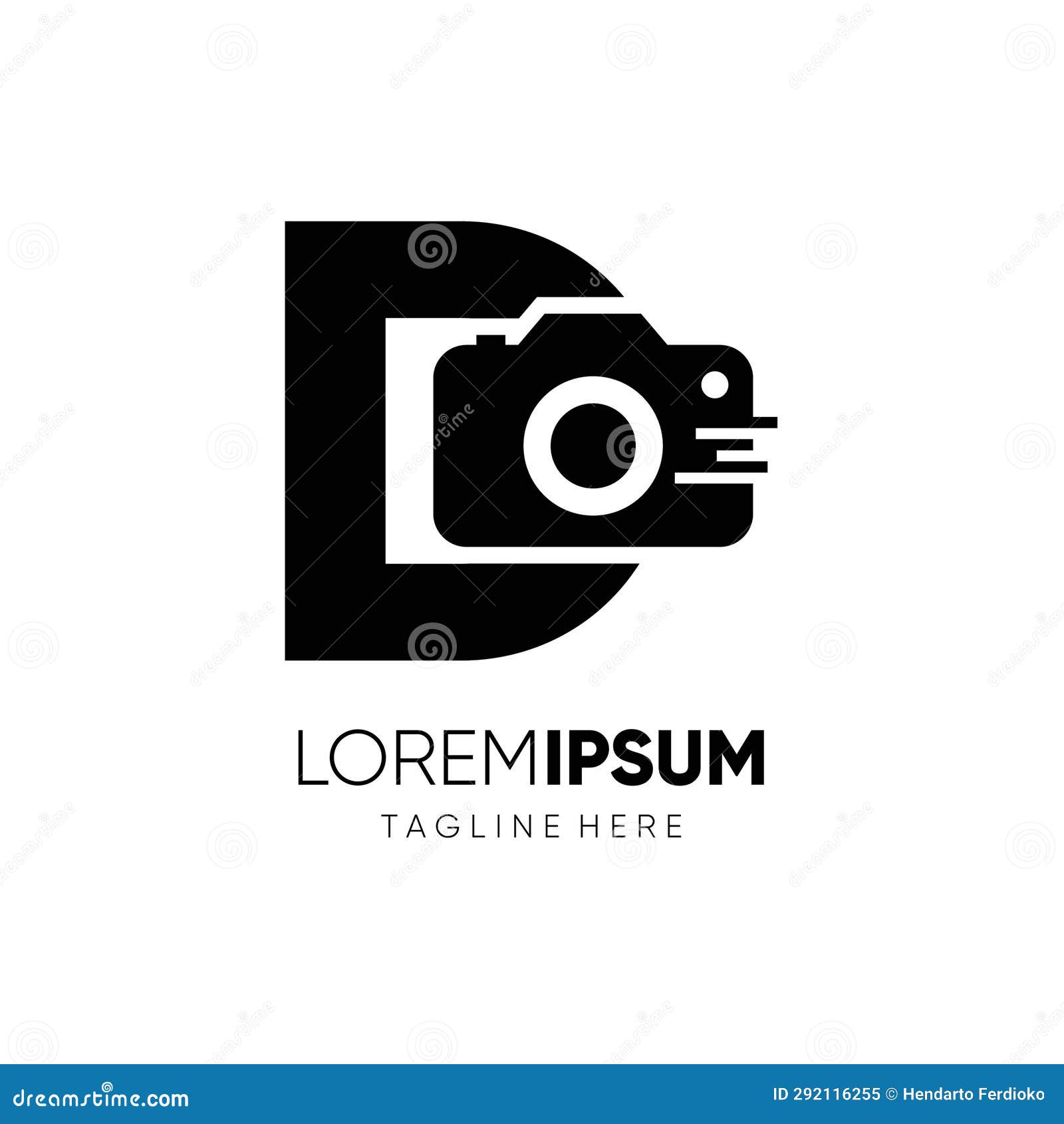 Letter D Initial Photography Logo Design Vector Icon Graphic Emblem ...