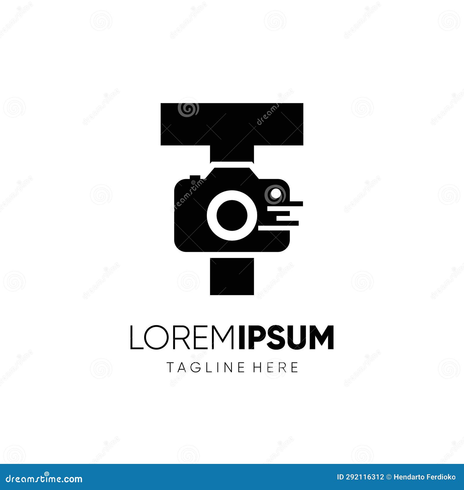 Letter T Initial Photography Logo Design Vector Icon Graphic Emblem ...