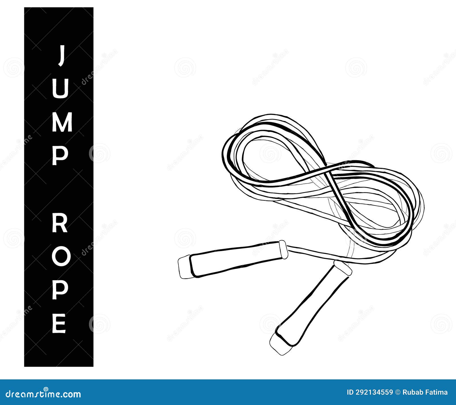 JUMP ROPE stock illustration. Illustration of vector - 292134559