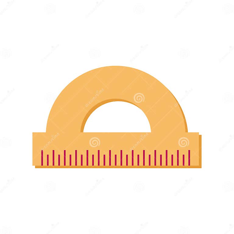 Ruler School Supply Icon Vector Illustration Design Graphic Flat Style ...