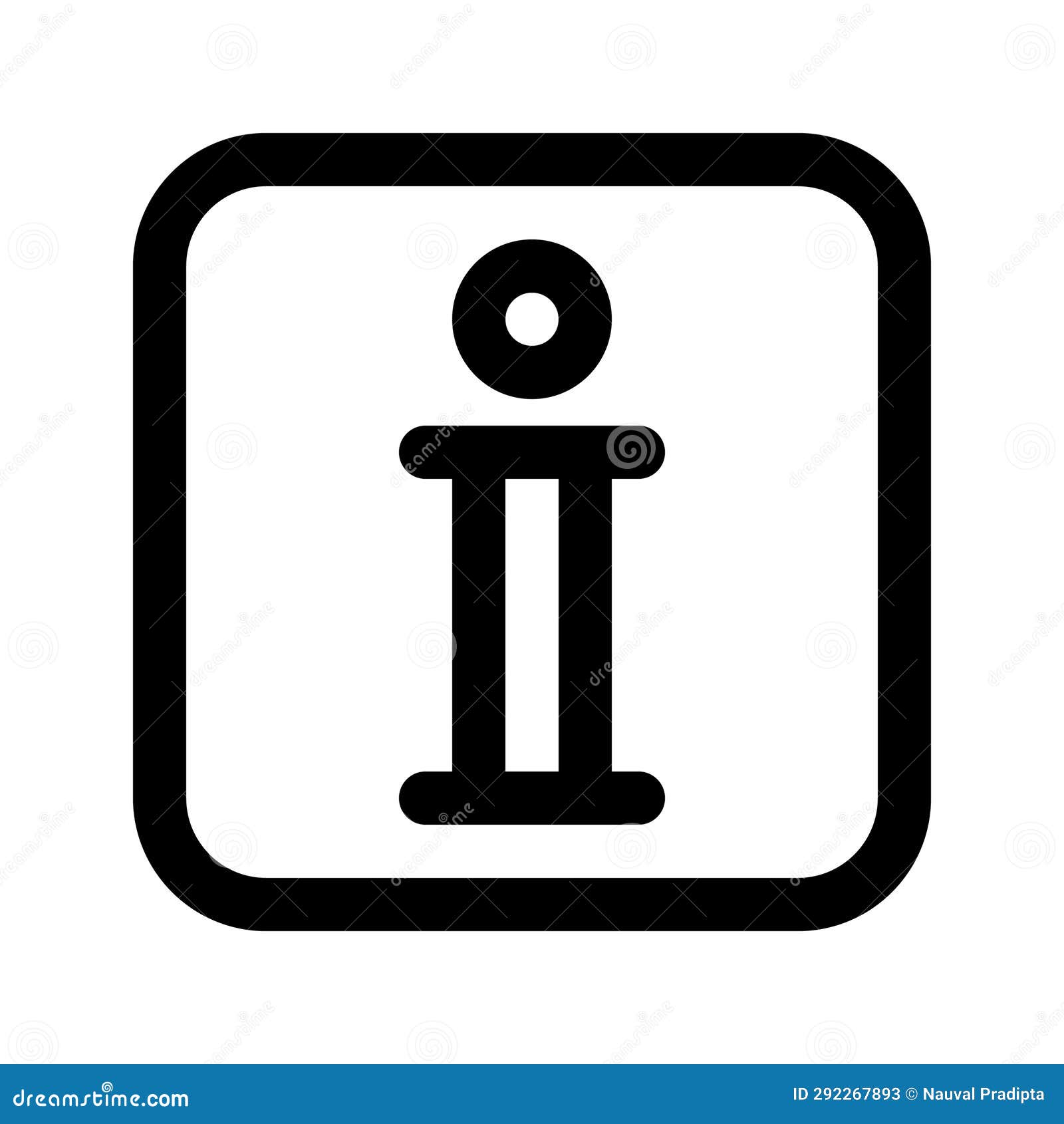 Information Outline Style Icon Stock Vector - Illustration of message ...