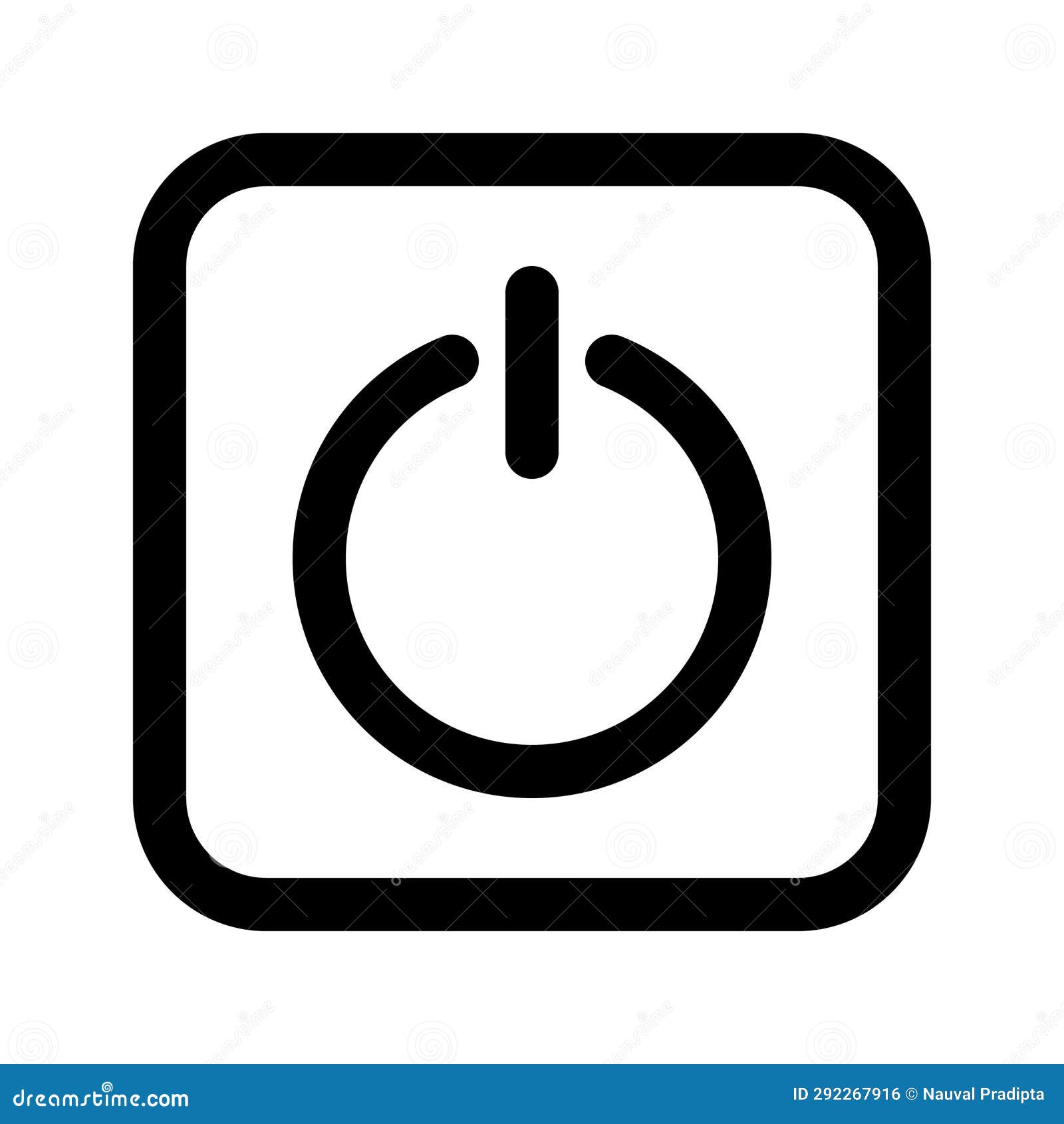 Power Outline Style Icon stock vector. Illustration of toggle - 292267916