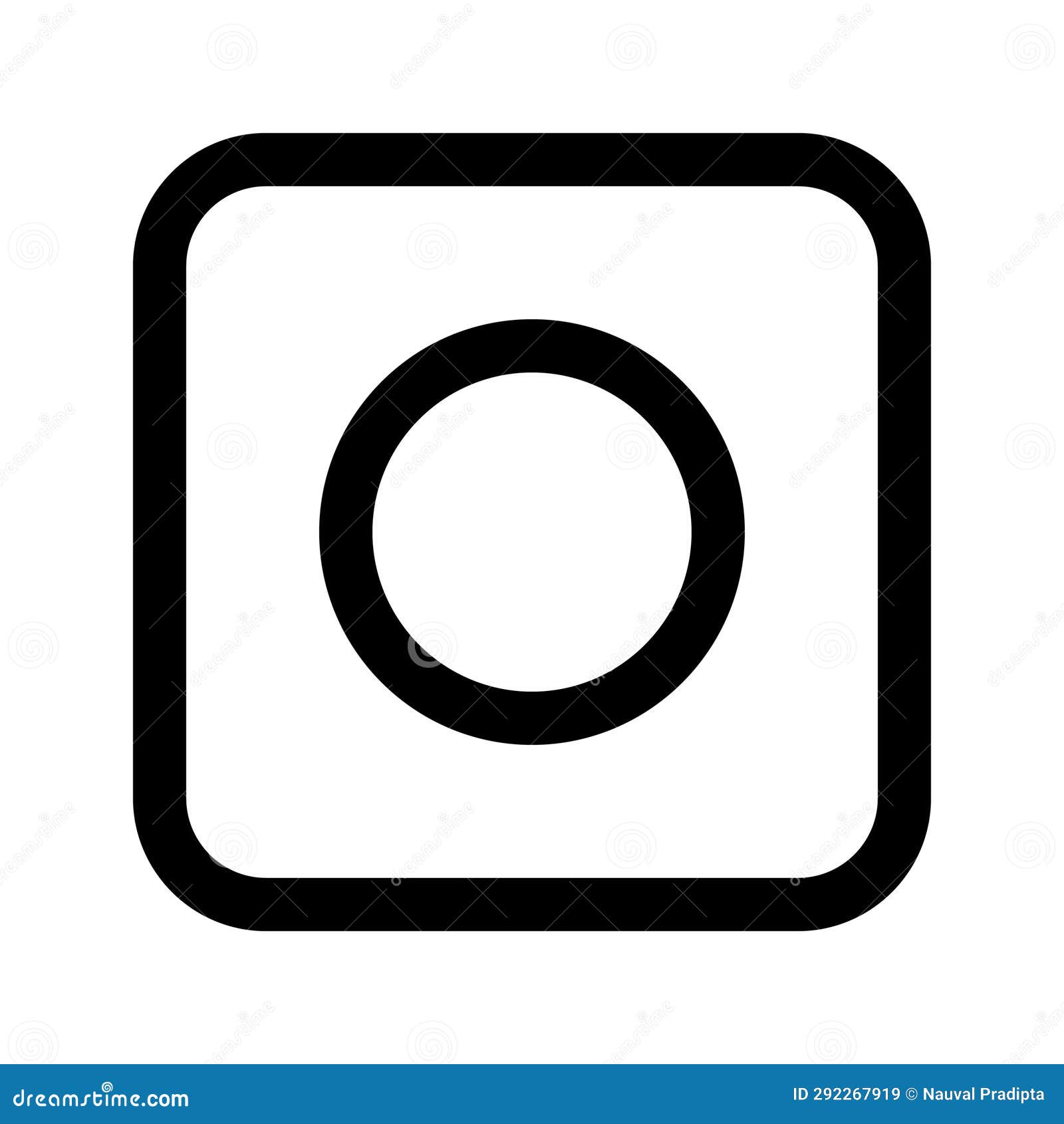 Recording Outline Style Icon Stock Vector - Illustration of multimedia ...