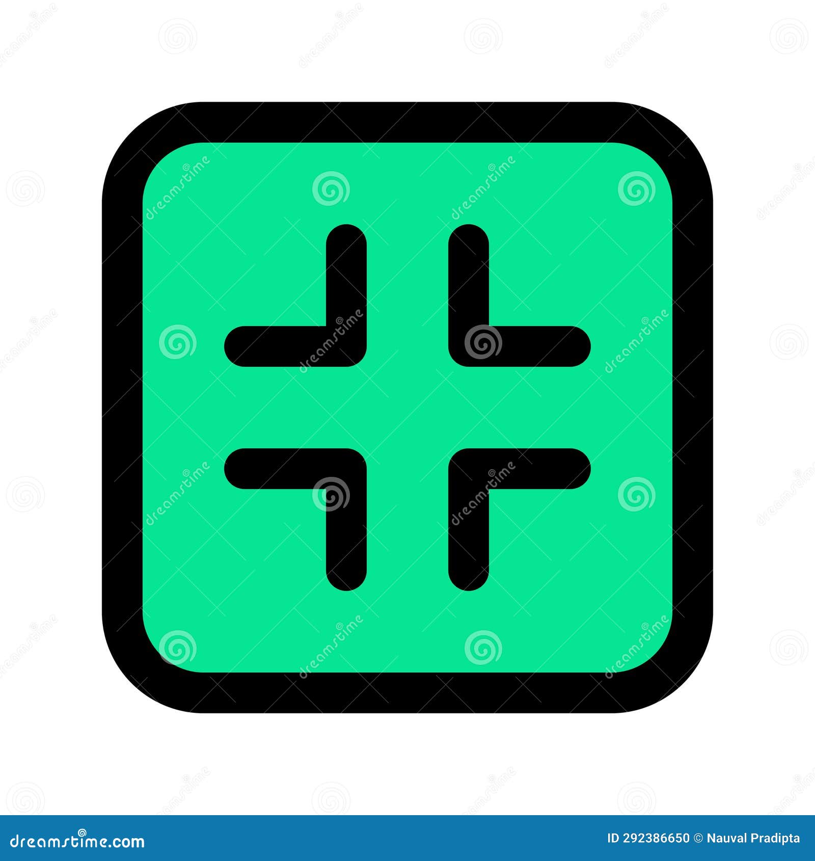 Minimize Filled Line Style Icon Stock Vector - Illustration of video ...