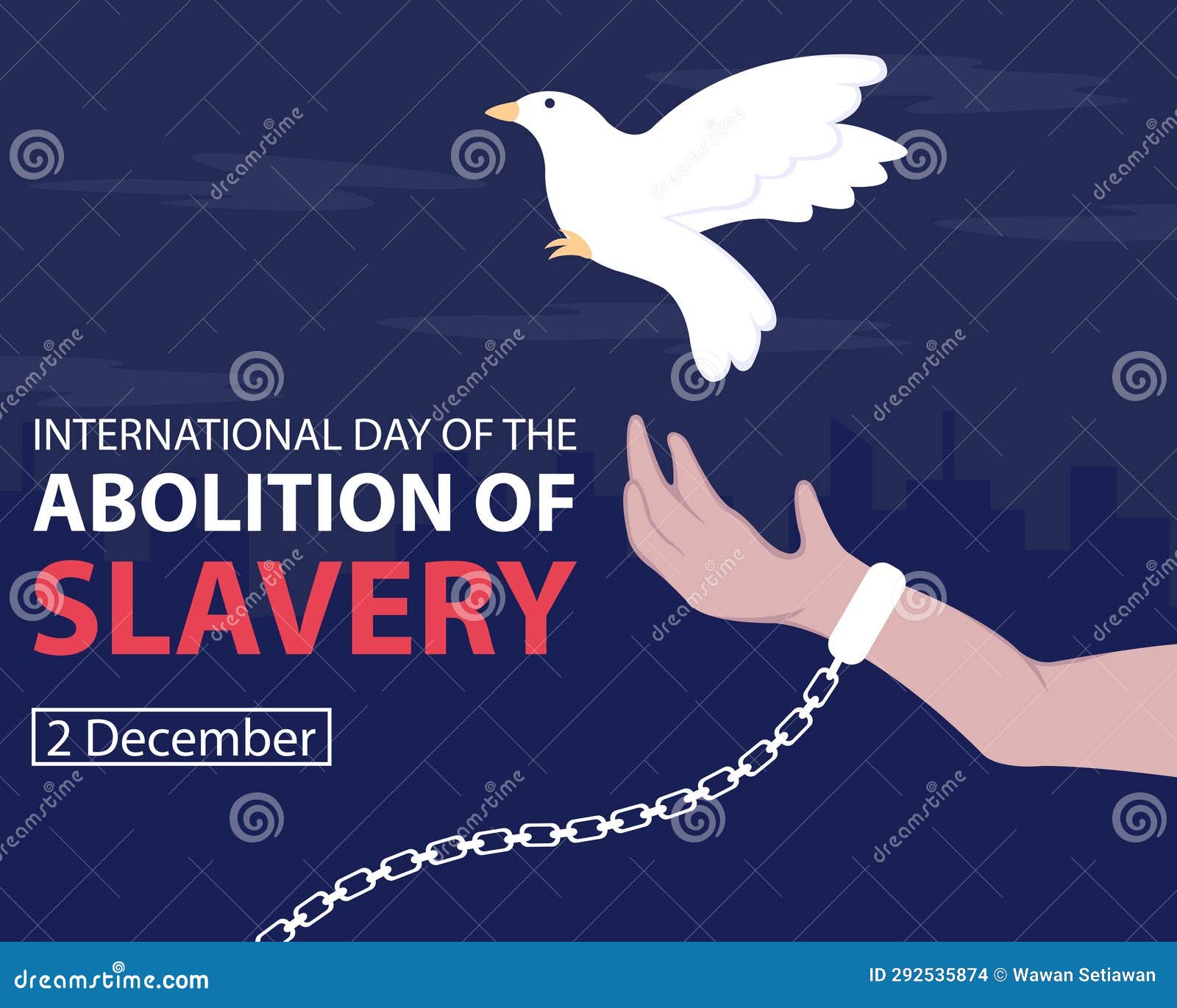 Illustration Vector Graphic of a Hand Shackled with a Chain Releases a ...