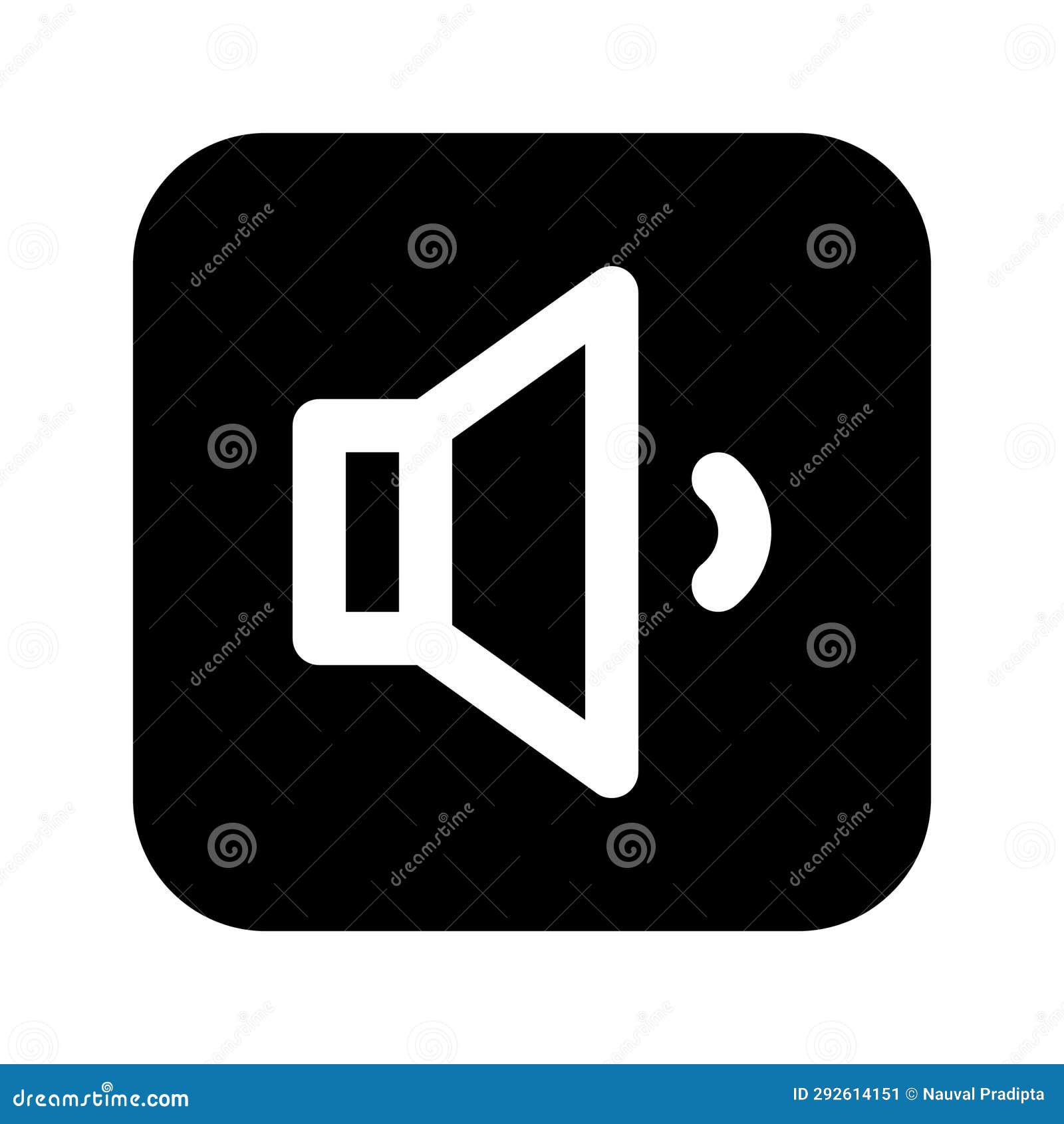 Low Volume Solid Style Icon Stock Vector - Illustration of sound ...
