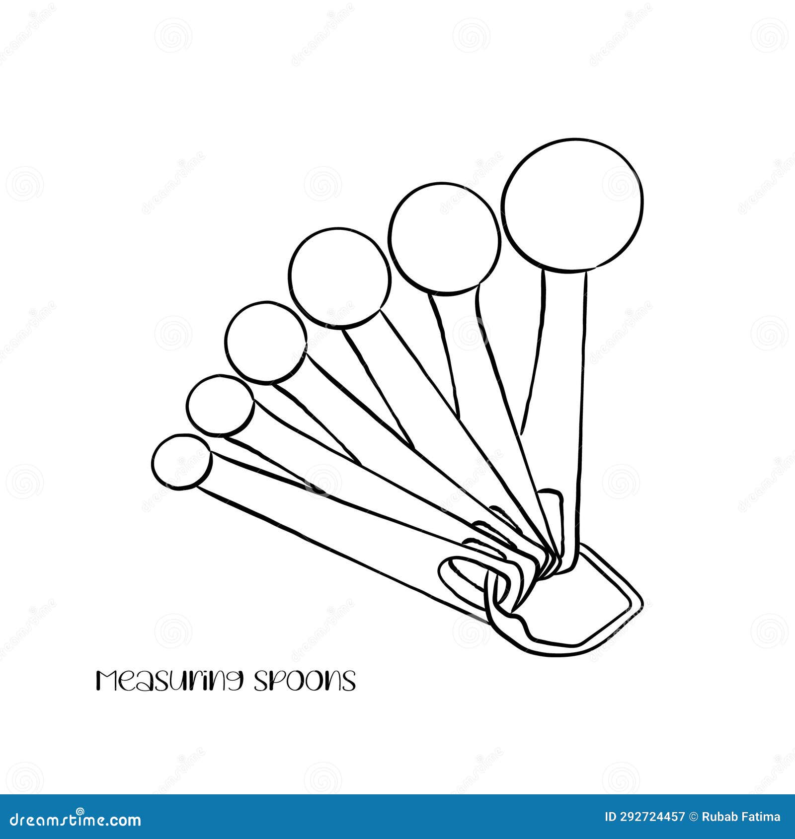 Meauring Spoons stock illustration. Illustration of blender - 292724457