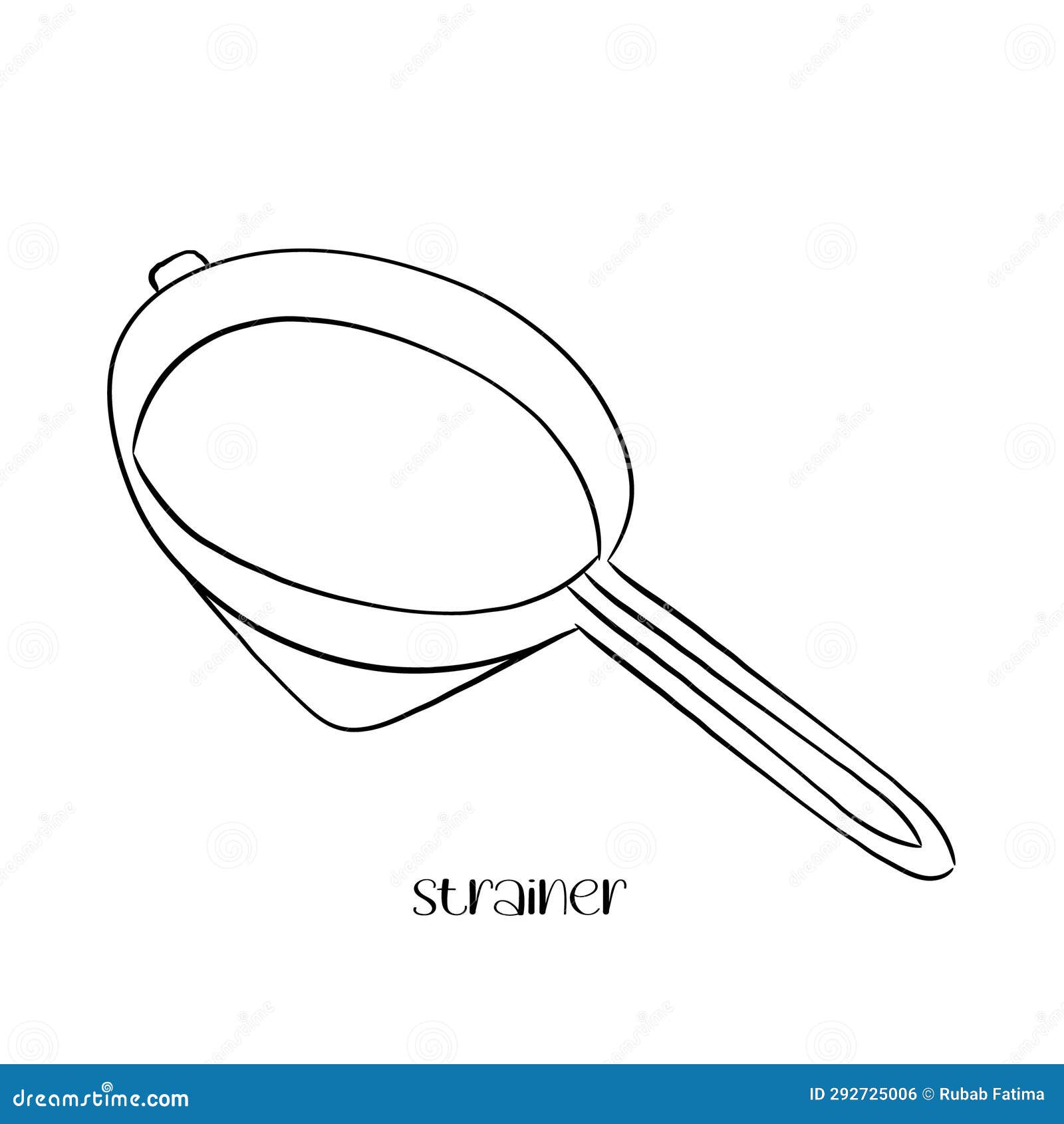 Strainer stock illustration. Illustration of hand, paint - 292725006