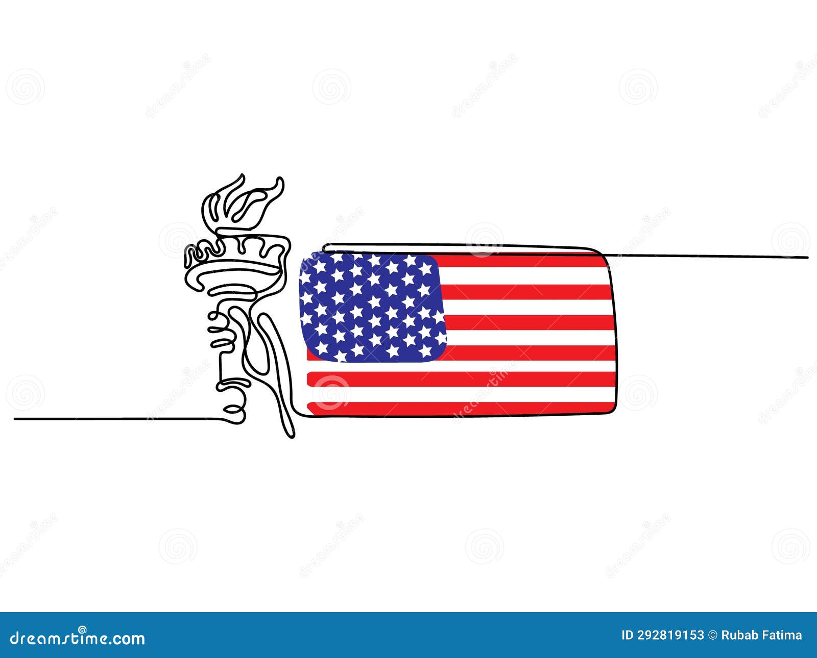 America independence day stock vector. Illustration of drawing - 292819153