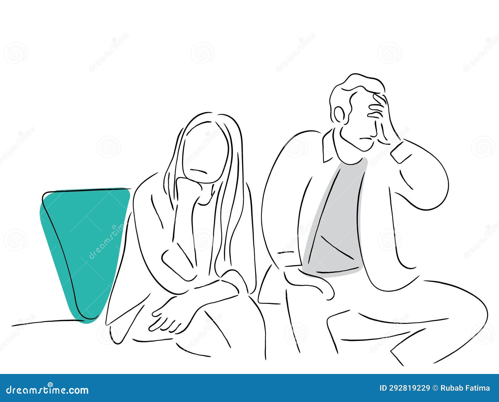 Couple arguing stock illustration. Illustration of flash - 292819229