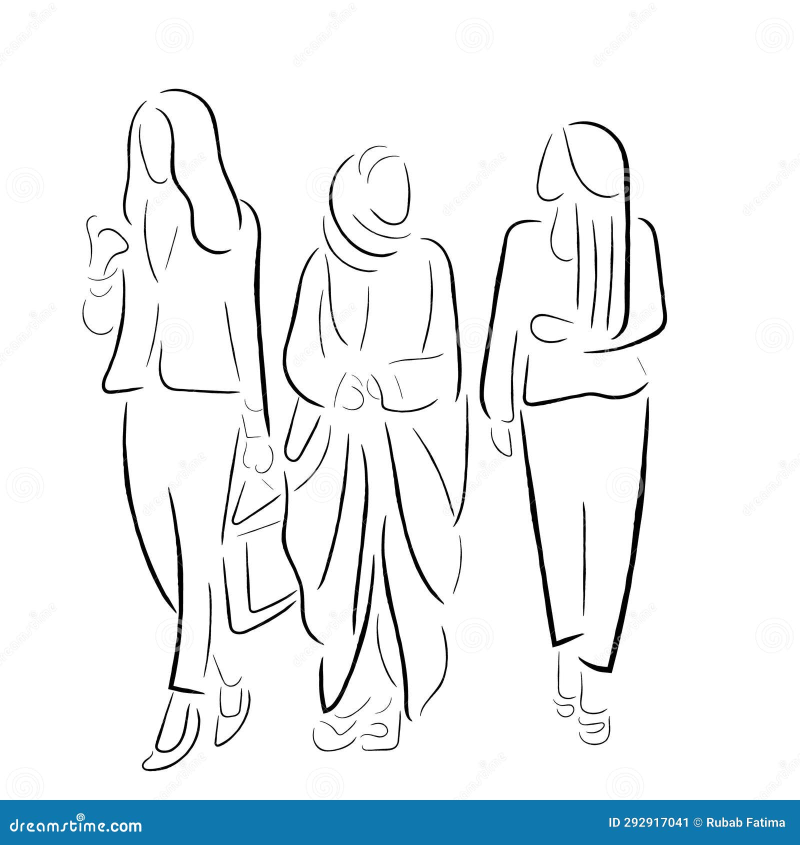 Empowered women stock illustration. Illustration of vector - 292917041