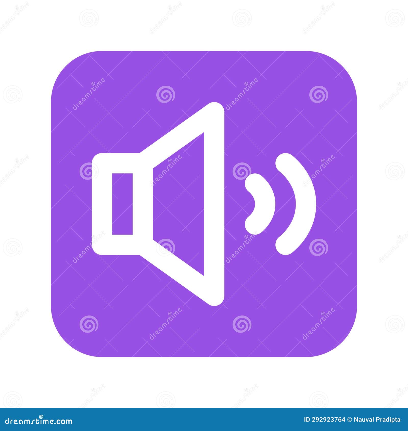 Full Volume Flat Style Icon Stock Vector - Illustration of background ...