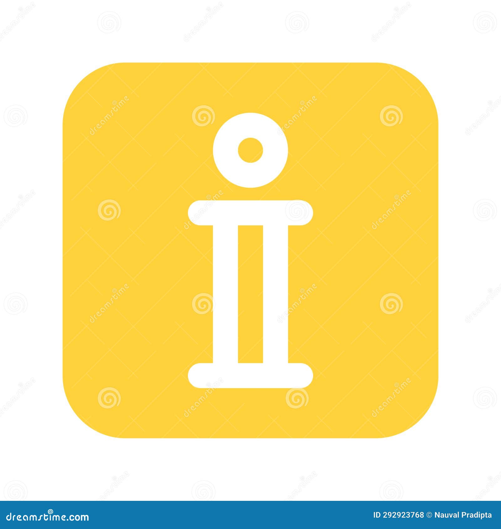 Information Flat Style Icon Stock Vector - Illustration of internet ...