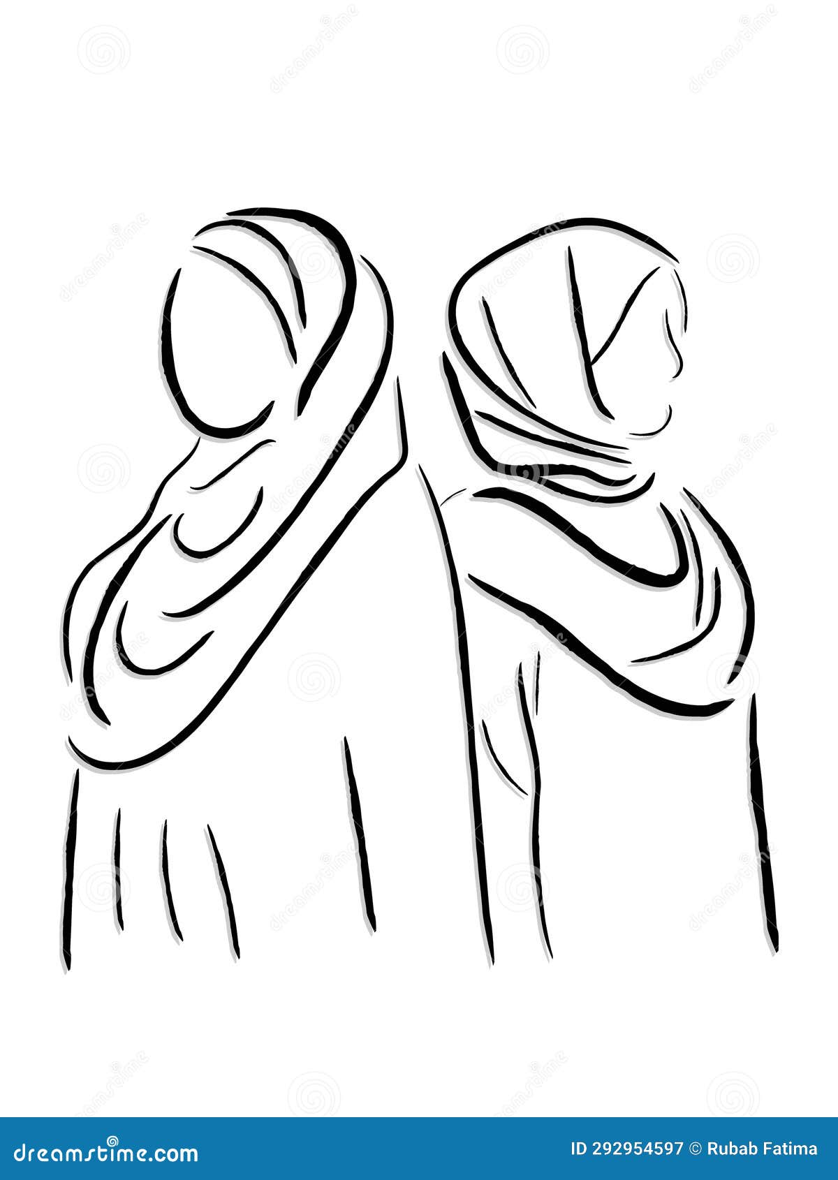 Hijabi women stock vector. Illustration of girl, women - 292954597