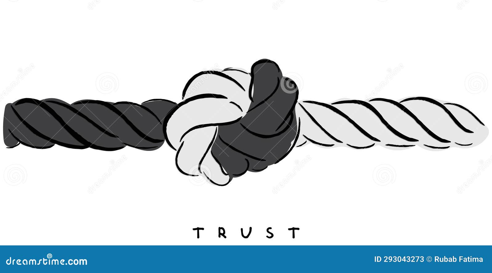Trust concept stock vector. Illustration of support - 293043273