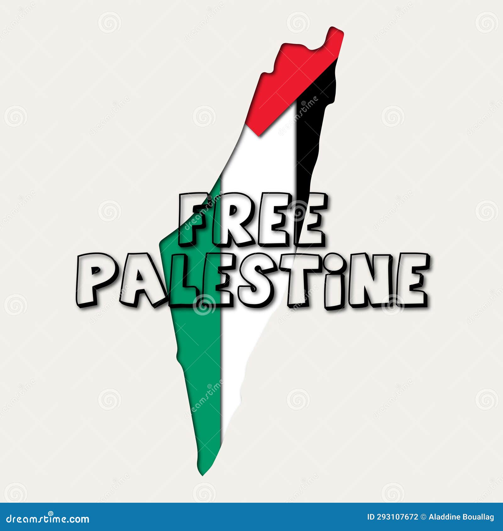 Freedom Unchained: the Palestinian Journey Stock Illustration ...