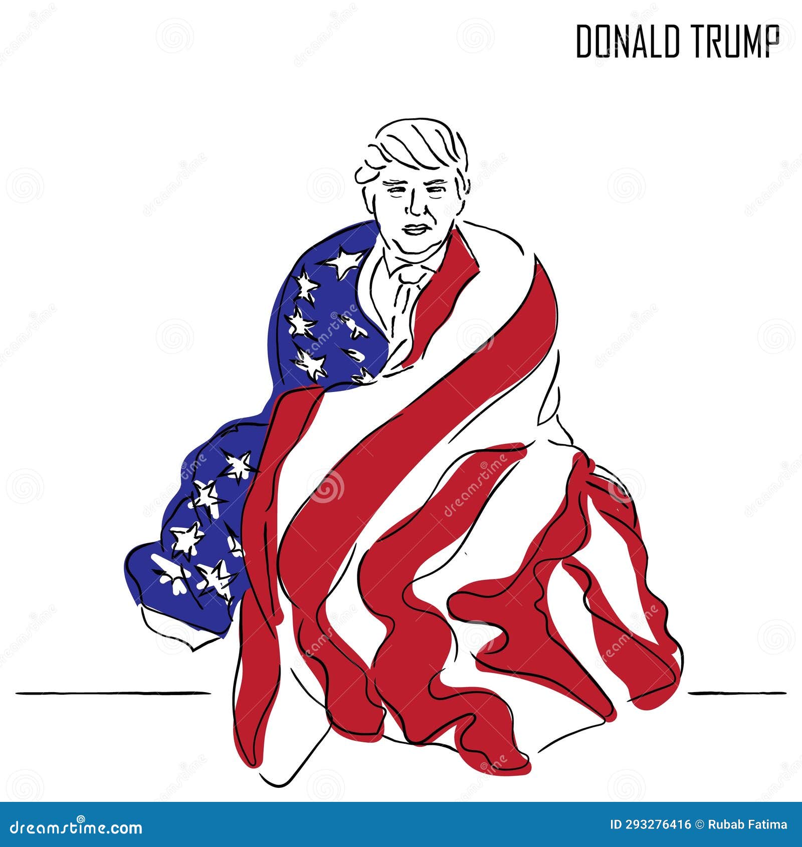 Vector of Donald trump editorial photo. Illustration of politics ...