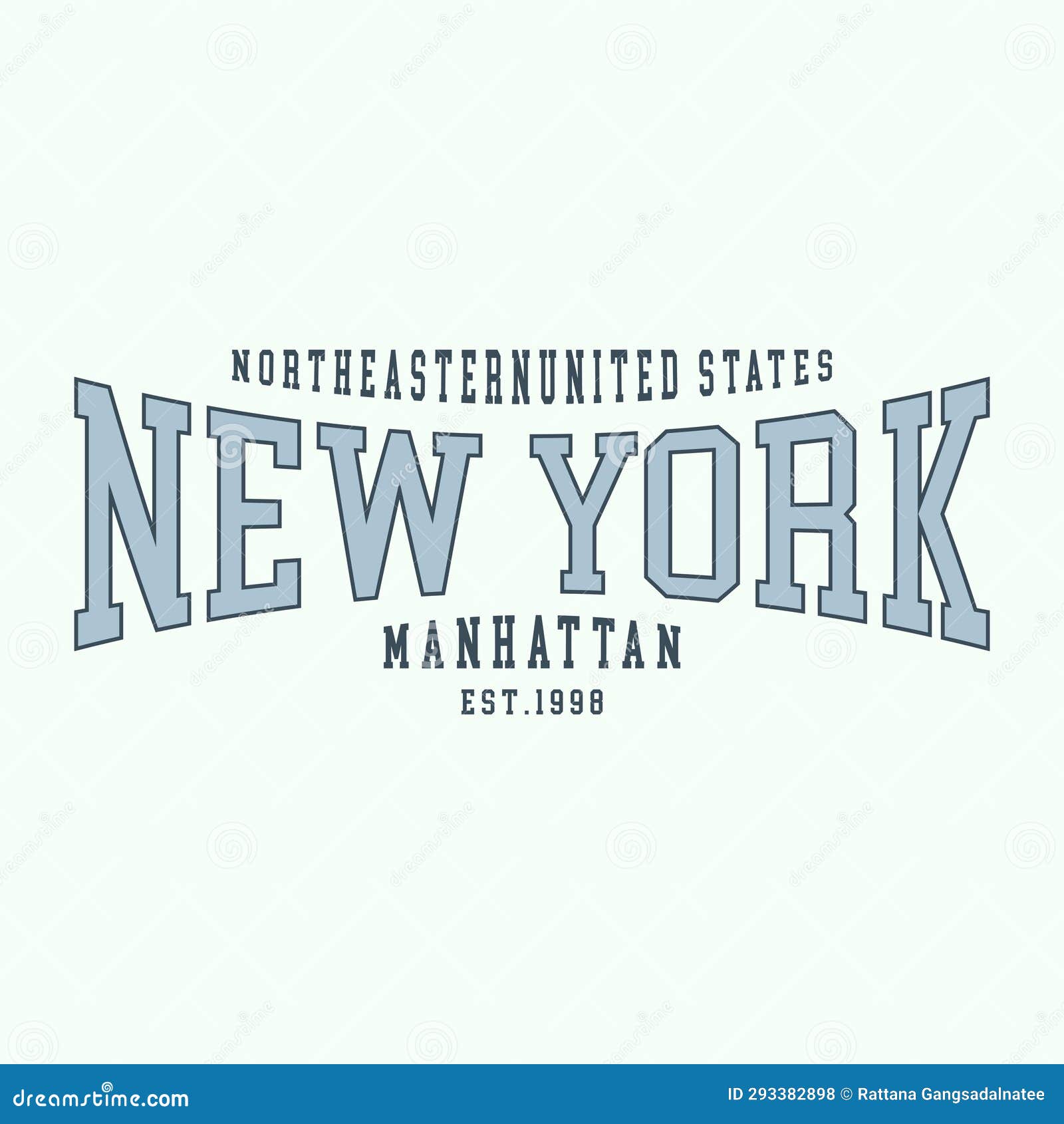 New York City Lettering Vector Print Stock Vector - Illustration of ...