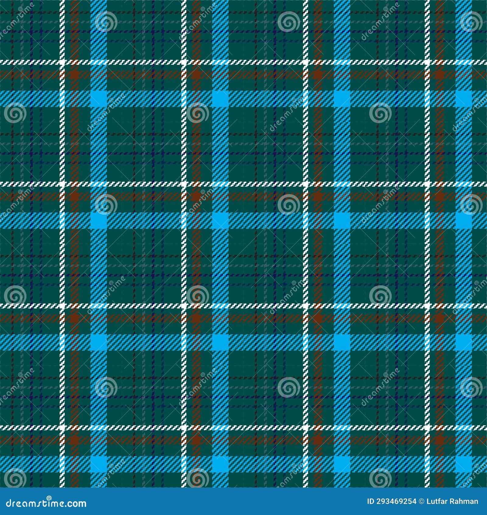 Seamless Colorful Classic Modern Tartan Print Pattern Stock Vector ...
